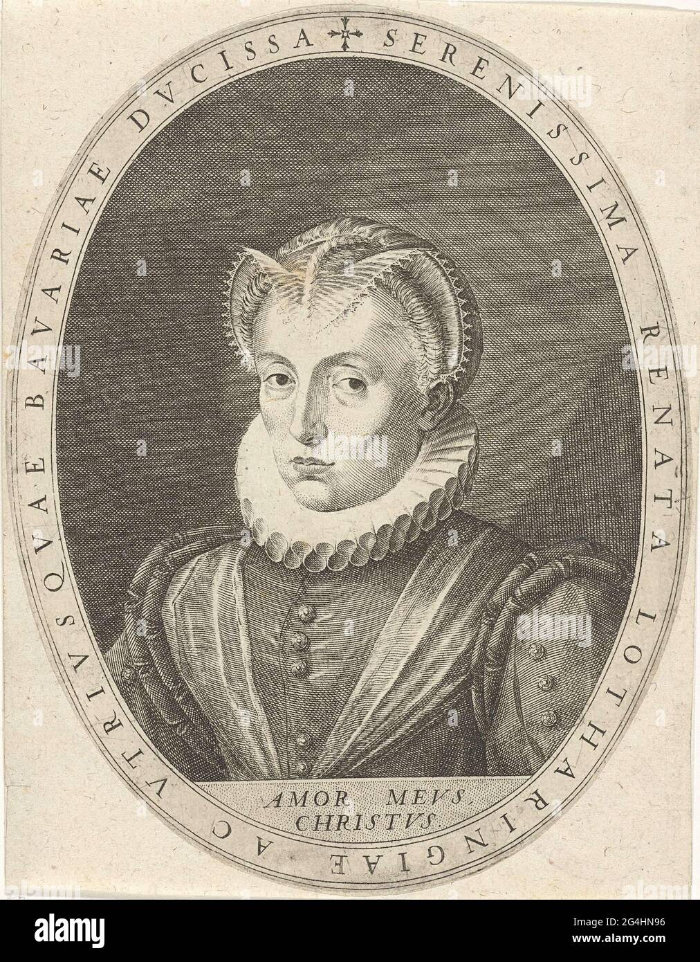 . Renata van Lorraine, wife of Hertog Willem V of Bavaria. Under the ...