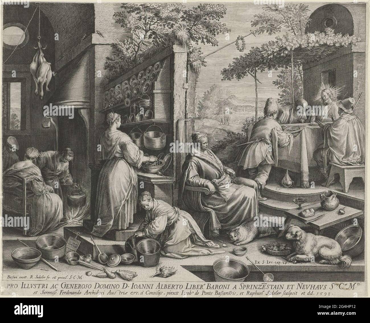 Kitchen scene with christ hi-res stock photography and images - Alamy