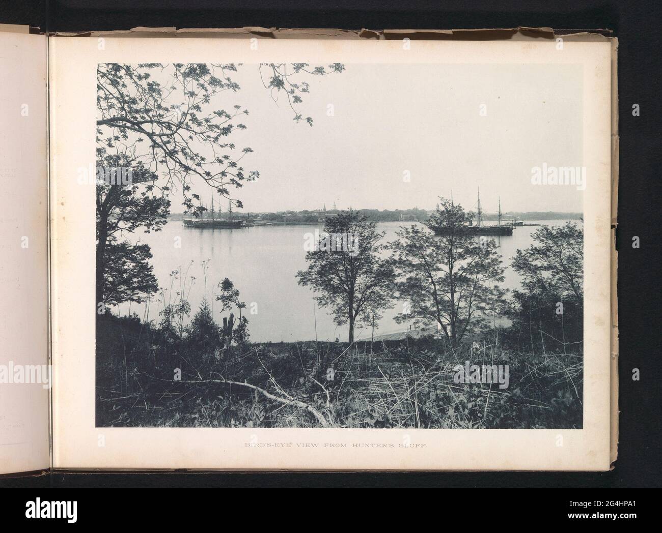 Bird's-eye view from Hunter's Bluff Stock Photo - Alamy