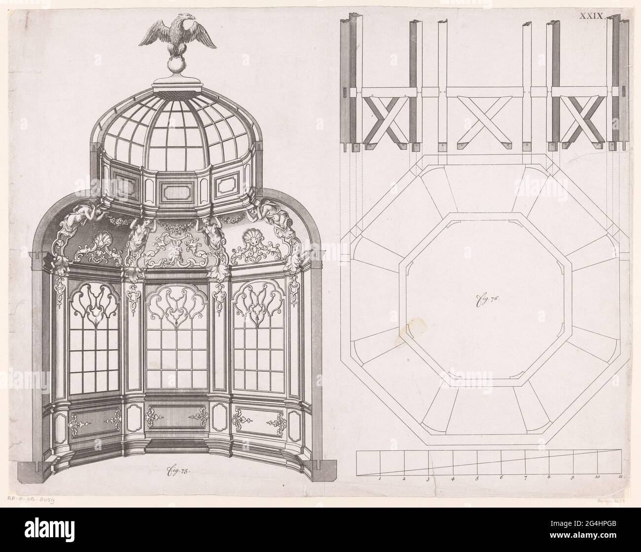 Technical drawings from umbrella building; Theatrum Machinarum ...