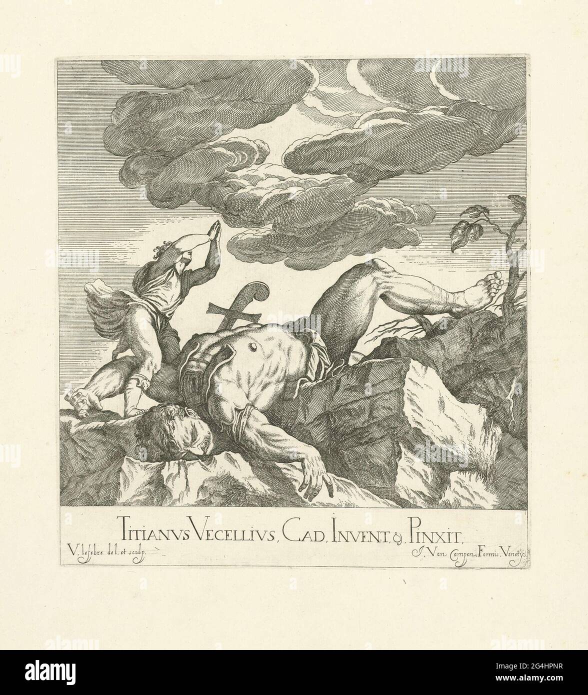 David And Goliath Painting By Titian