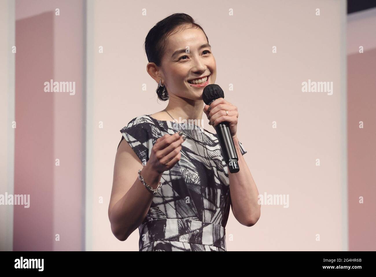 Tokyo, Japan. 21st June, 2021. Japanese actress Tomoe Shinohara attends ...