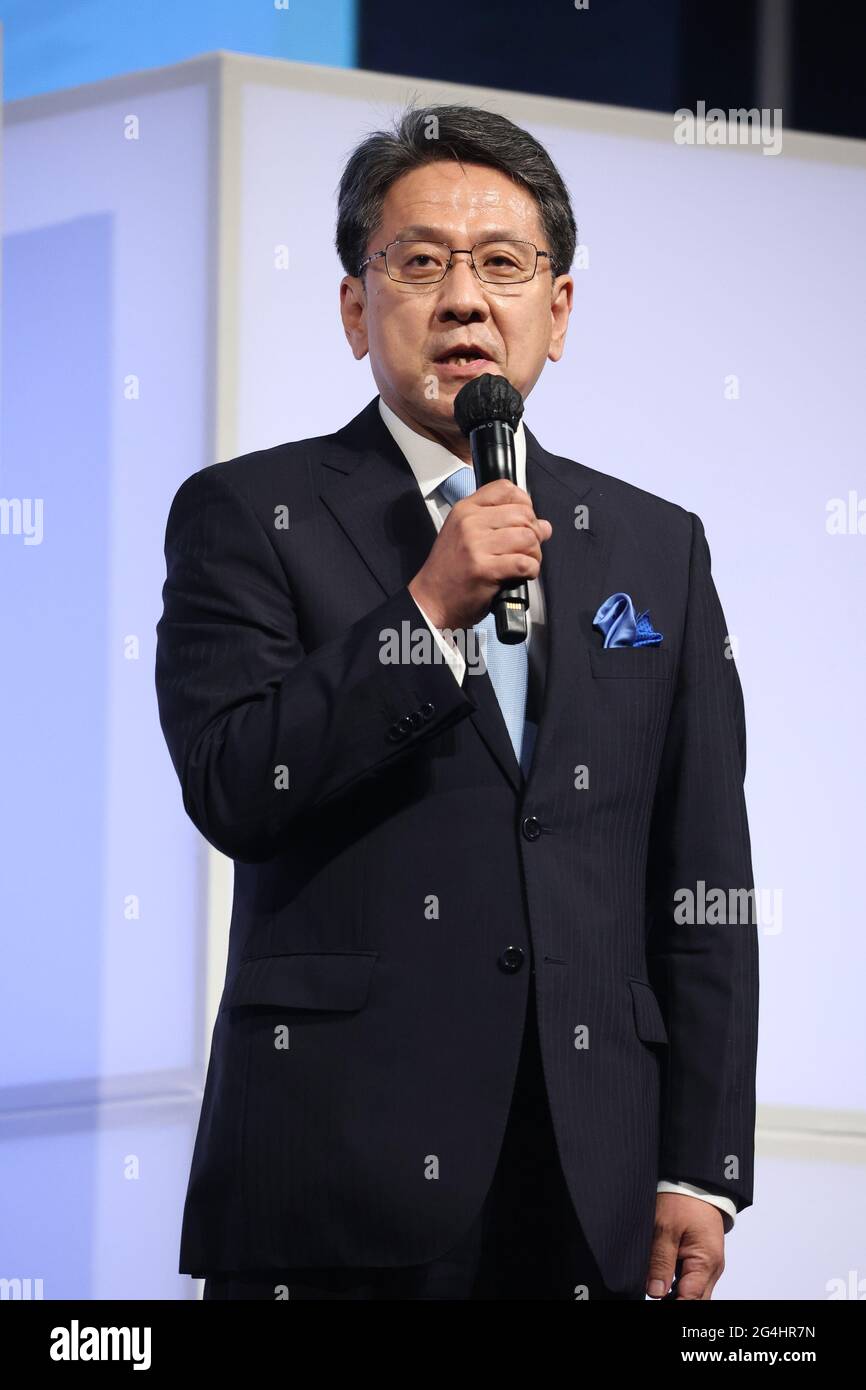 Tokyo, Japan. 21st June, 2021. Tadashi Maeda, Japan Bank for ...