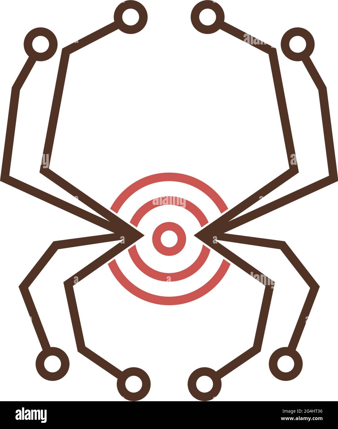 Spider logo icon design concept template illustration vector Stock ...