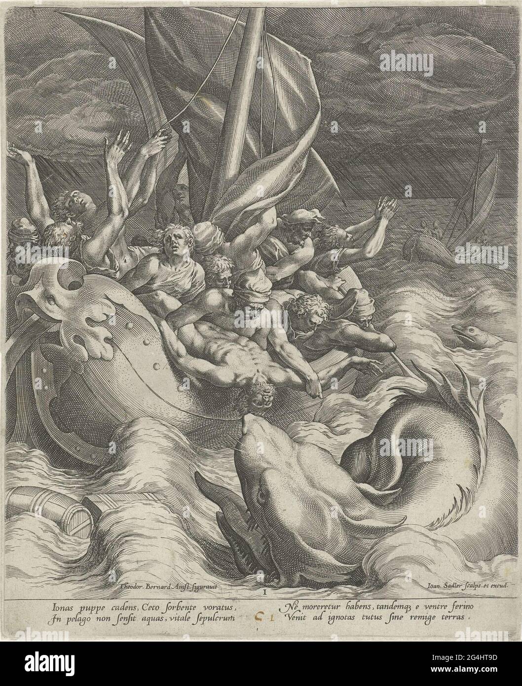 . During the heavy storm, Jonah is thrown overboard by the fishermen ...