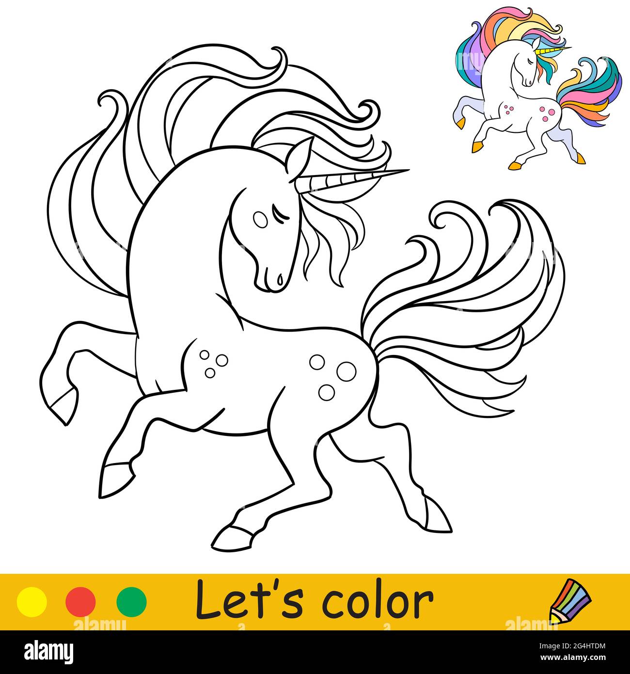 pony tail coloring pages