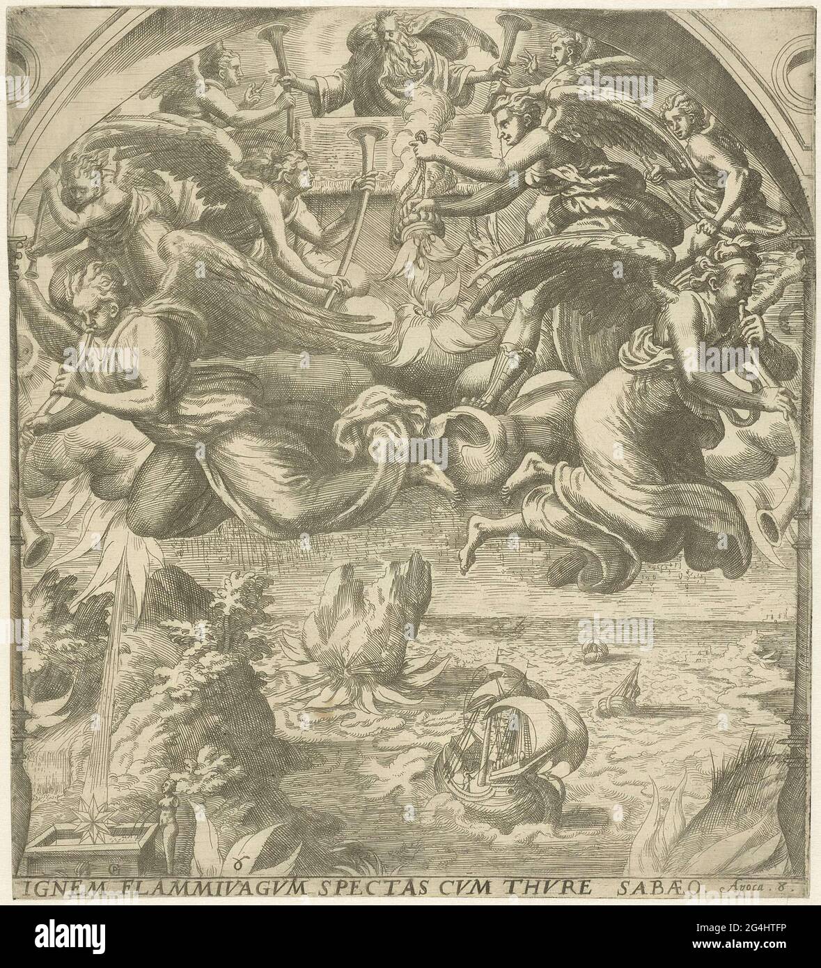 The seven trumpet angels hi-res stock photography and images - Alamy