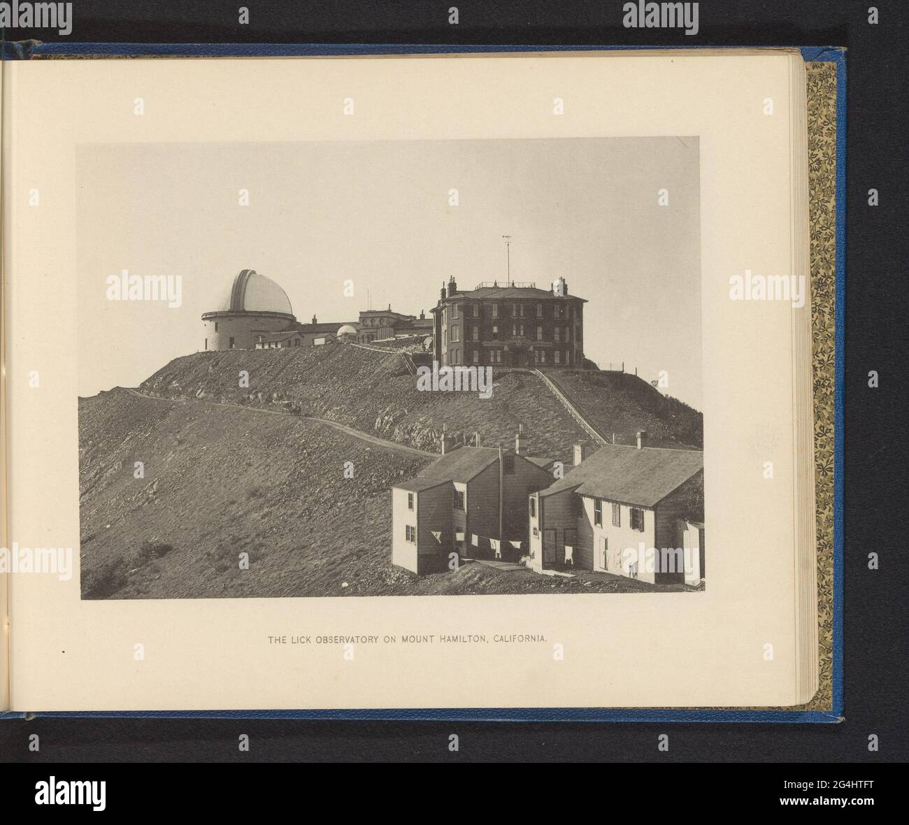 View of the Lick Observatory on Mount Hamilton; The Lick Observatory on ...