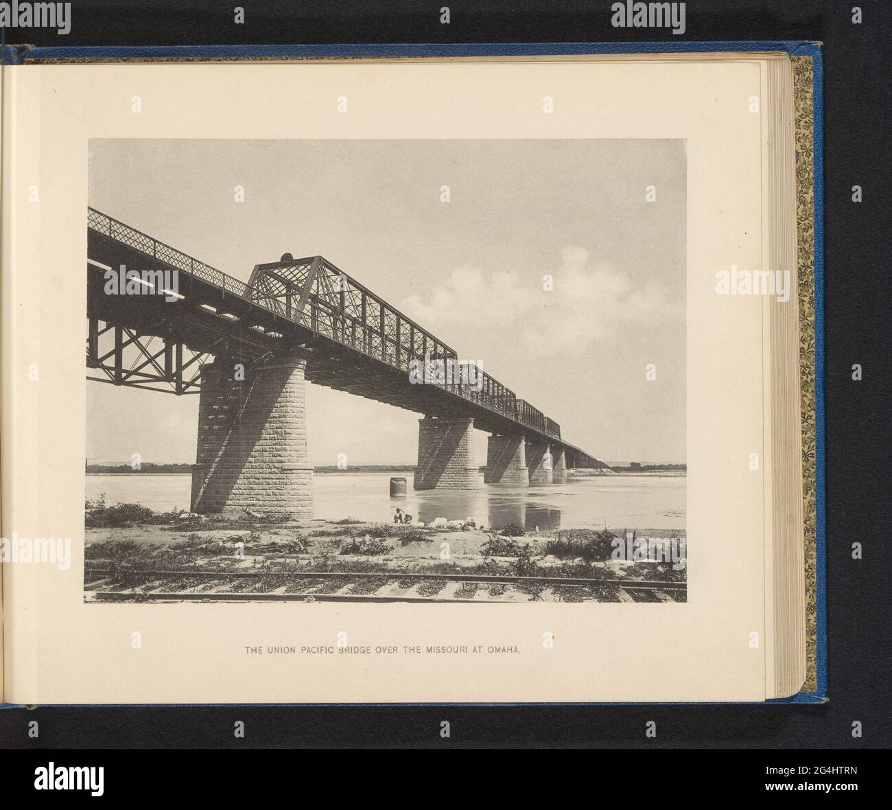 View of the Union Pacific Missouri River Bridge at Omaha; The Union ...