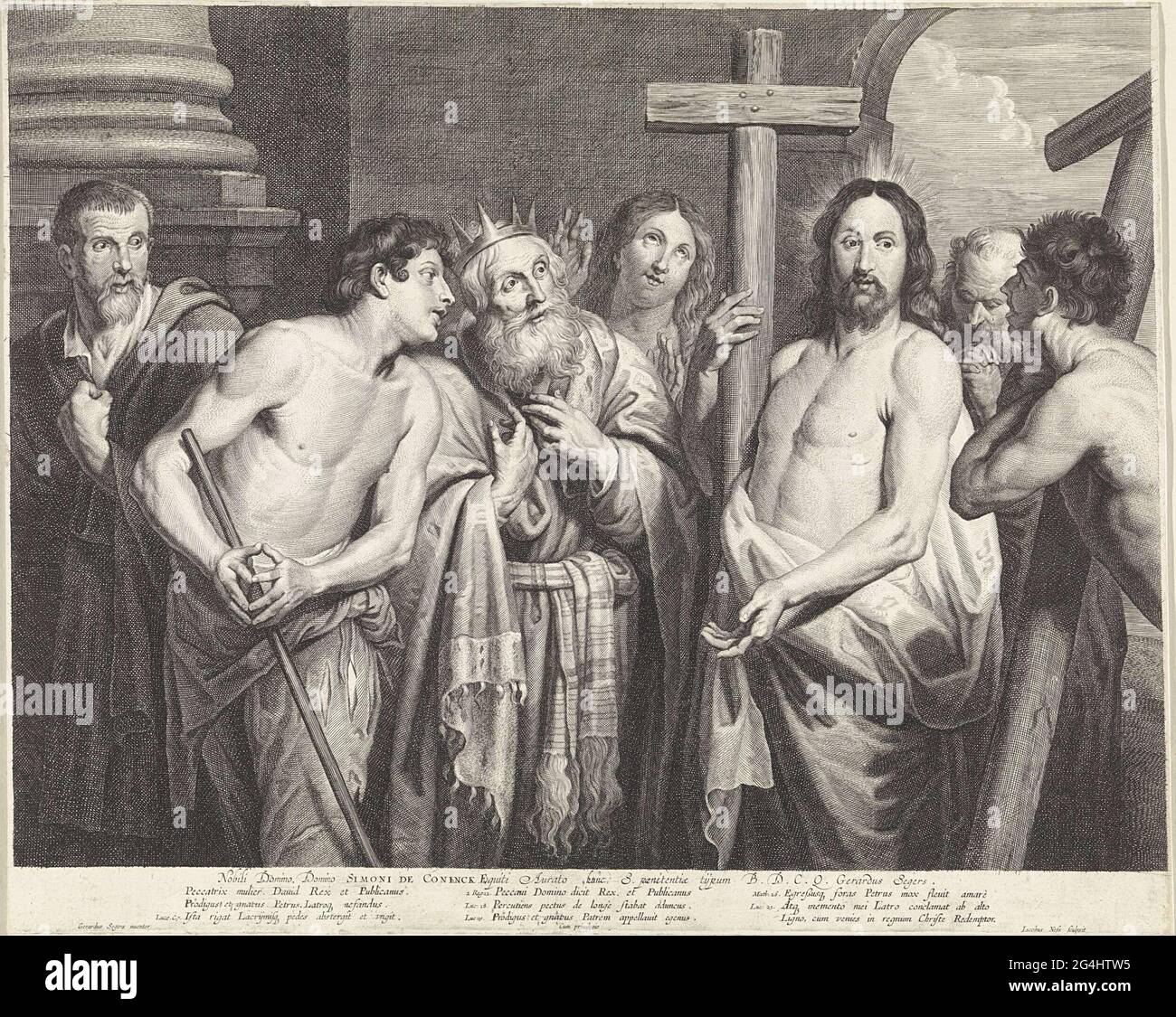 Christ and the good thief hi-res stock photography and images - Alamy