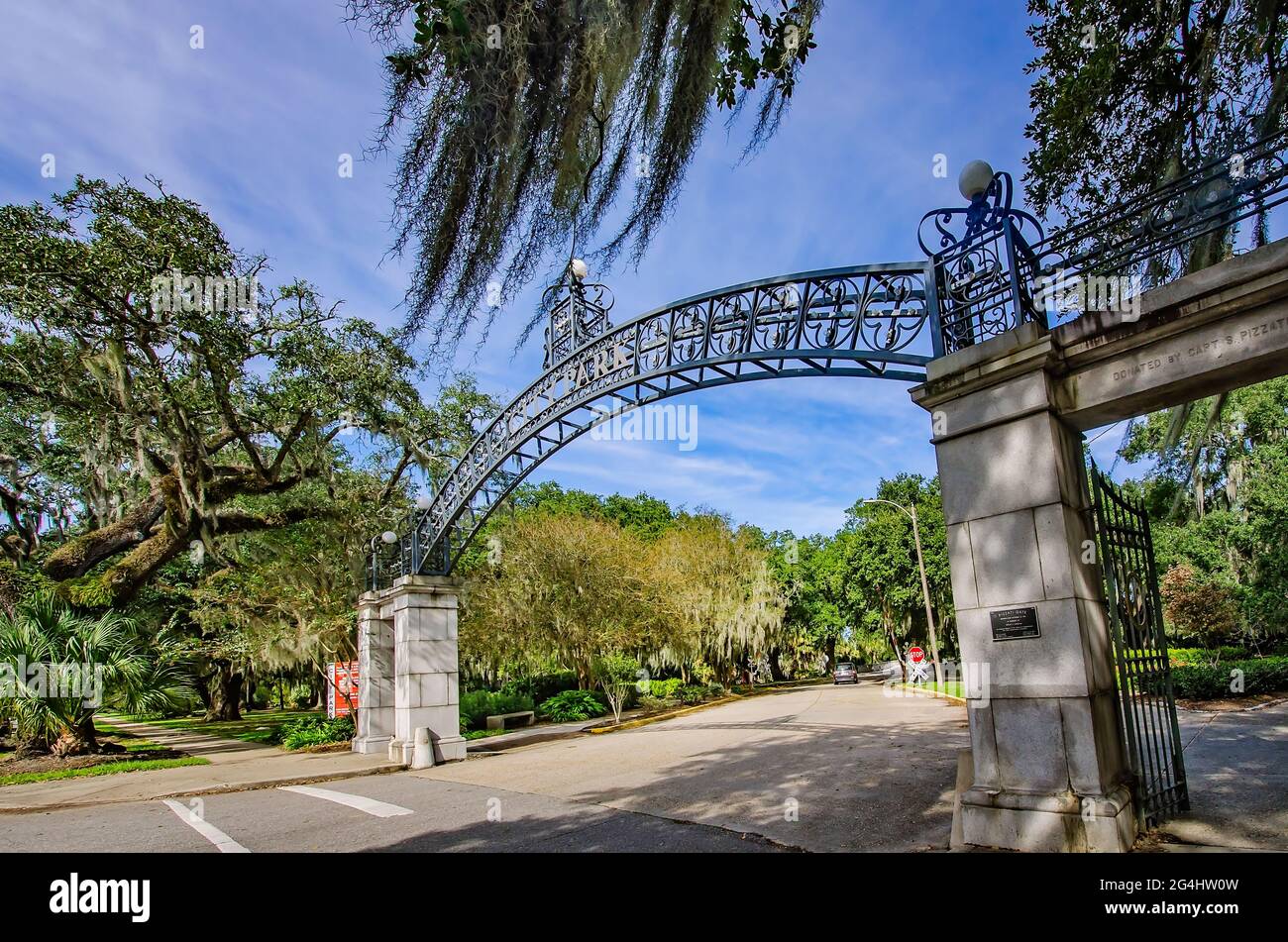 City park pizzati gate hi-res stock photography and images - Alamy