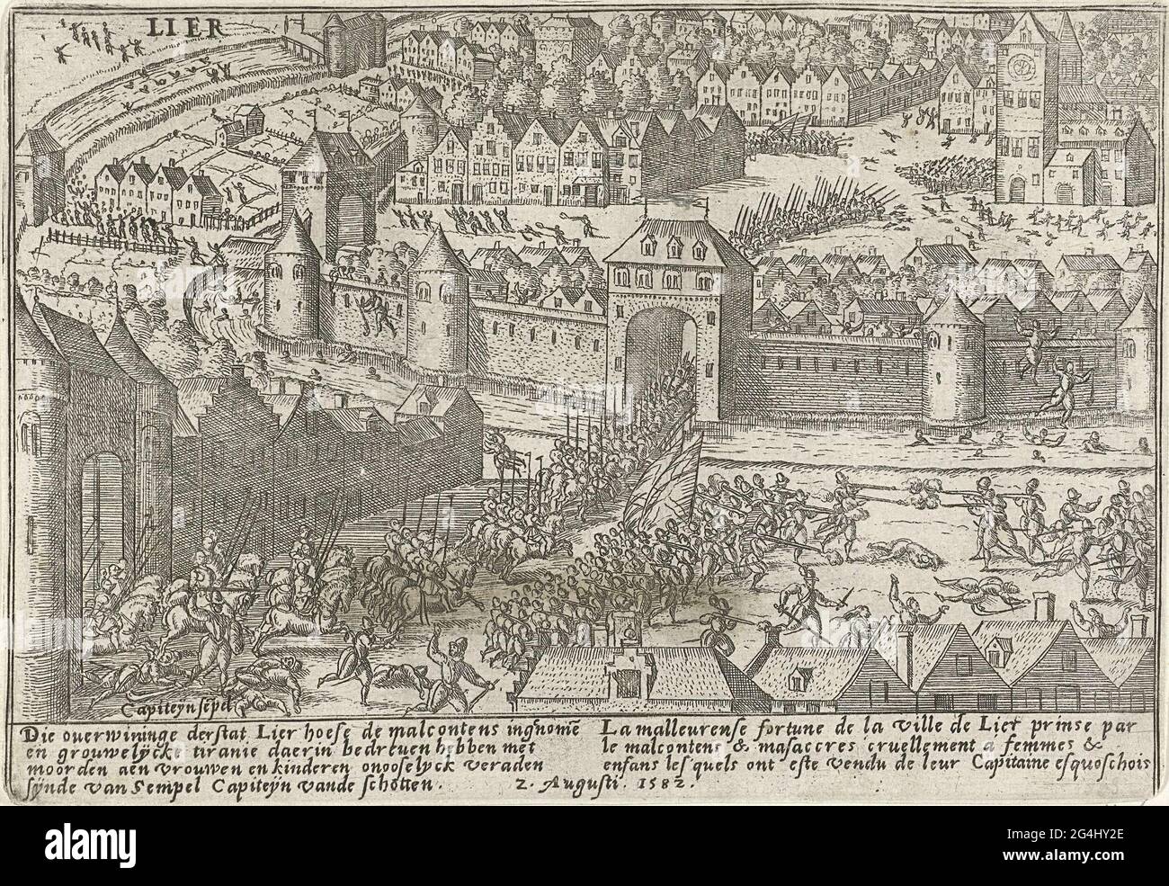 . The city of Lier occupied by the Spaniards by the betrayal of the ...