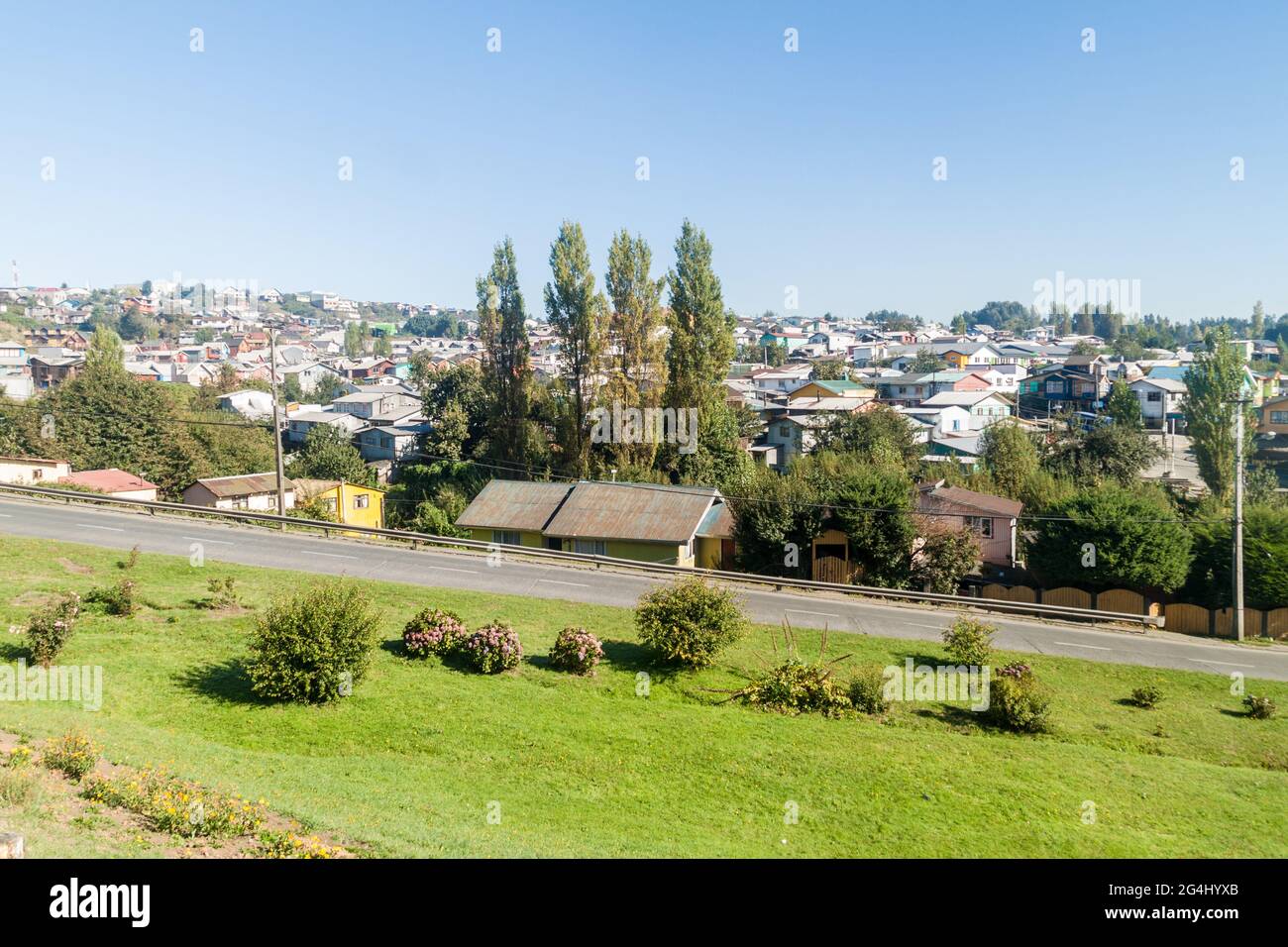 Chile chiloe island street view hi-res stock photography and images - Alamy