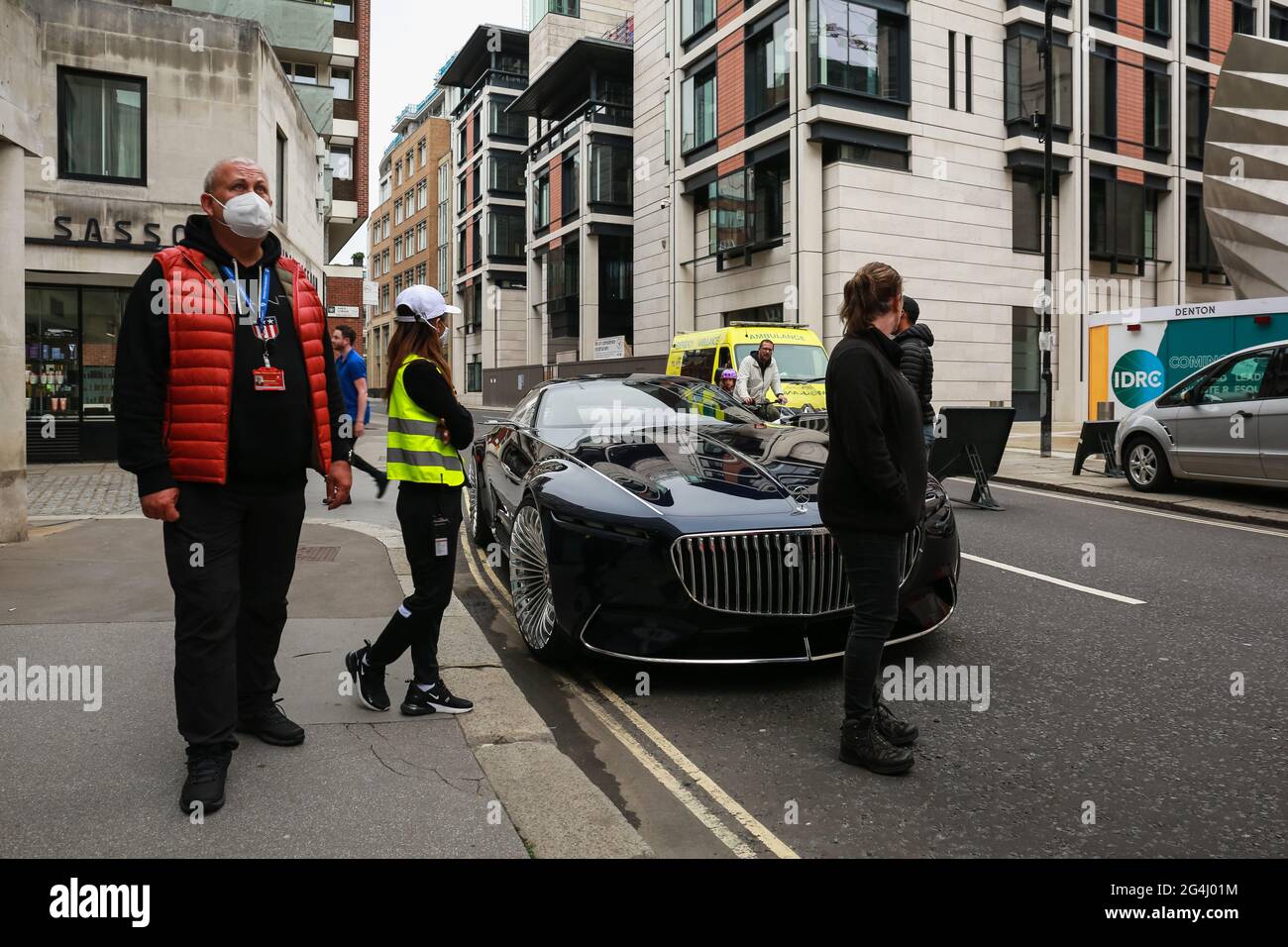 London, UK. 19 June 2021. Batman's car - Mercedes-Maybach 6 Cabriolet ...