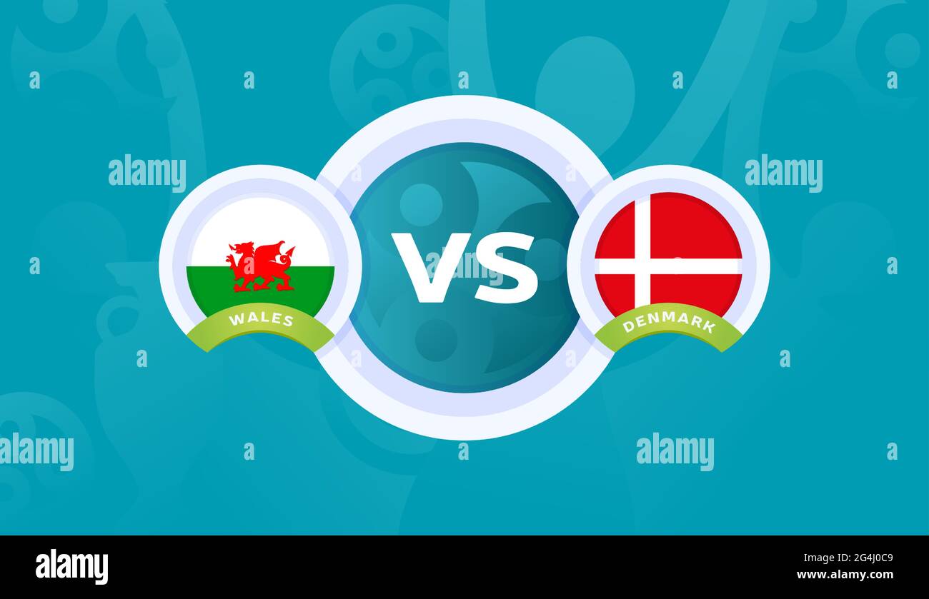 wales vs denmark round of 16 match, European Football Championship 2020 ...