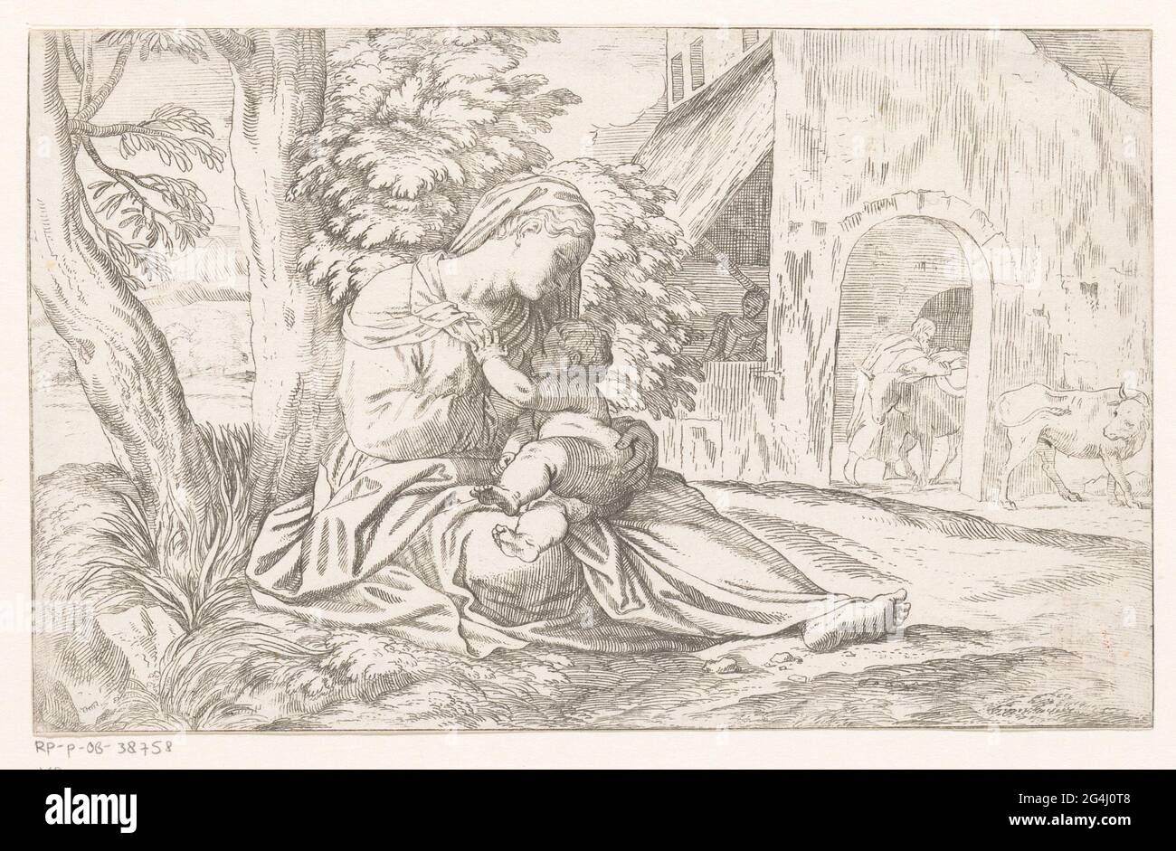 Mary breastfeeding the christ child hi-res stock photography and images ...