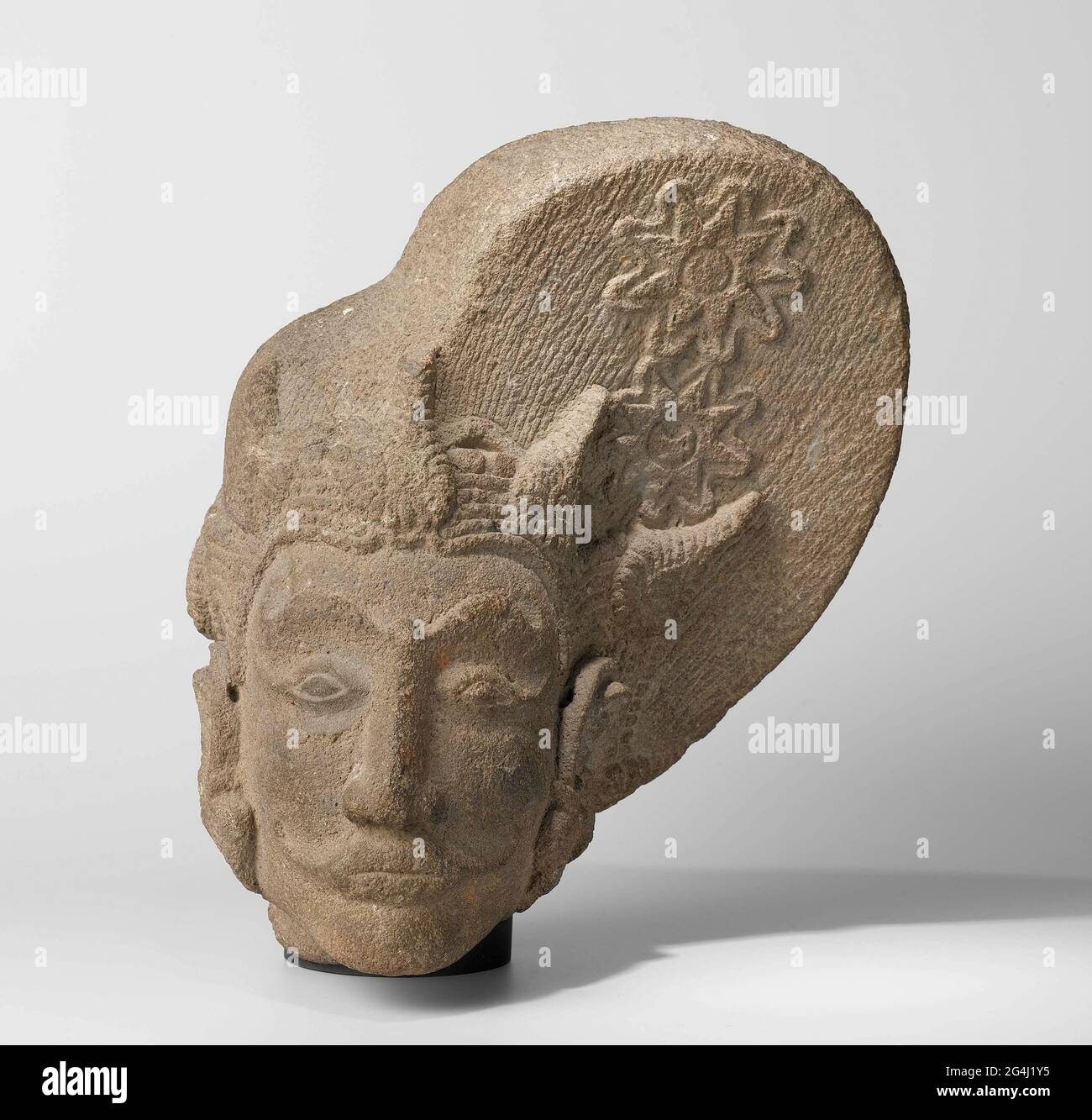 . This mysterious head probably comes from either Candi Sukuh or Candi ...