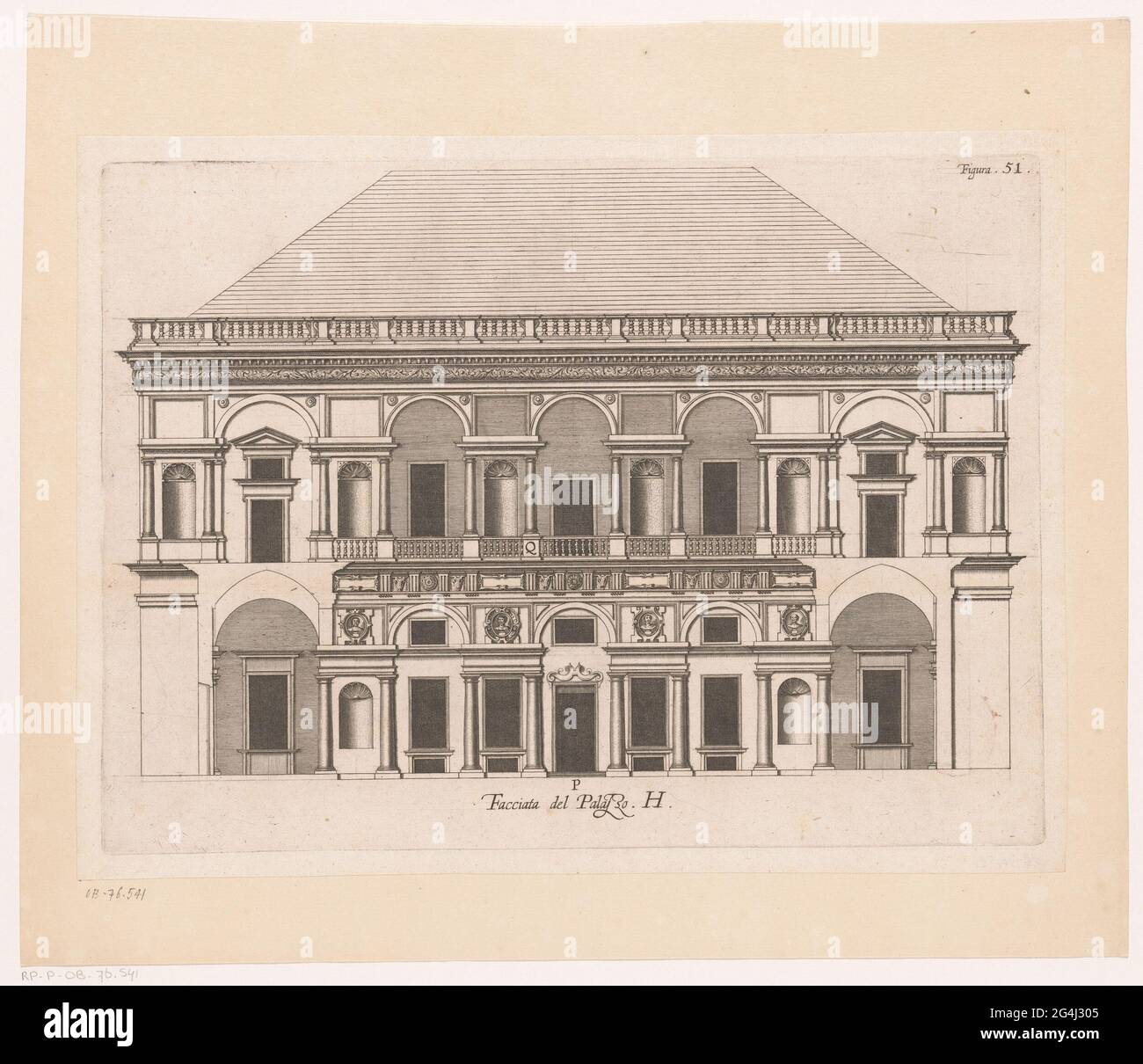 Façade Rebellion at the Courtyard of the Villa Grimaldi-Sauli in Genoa ...