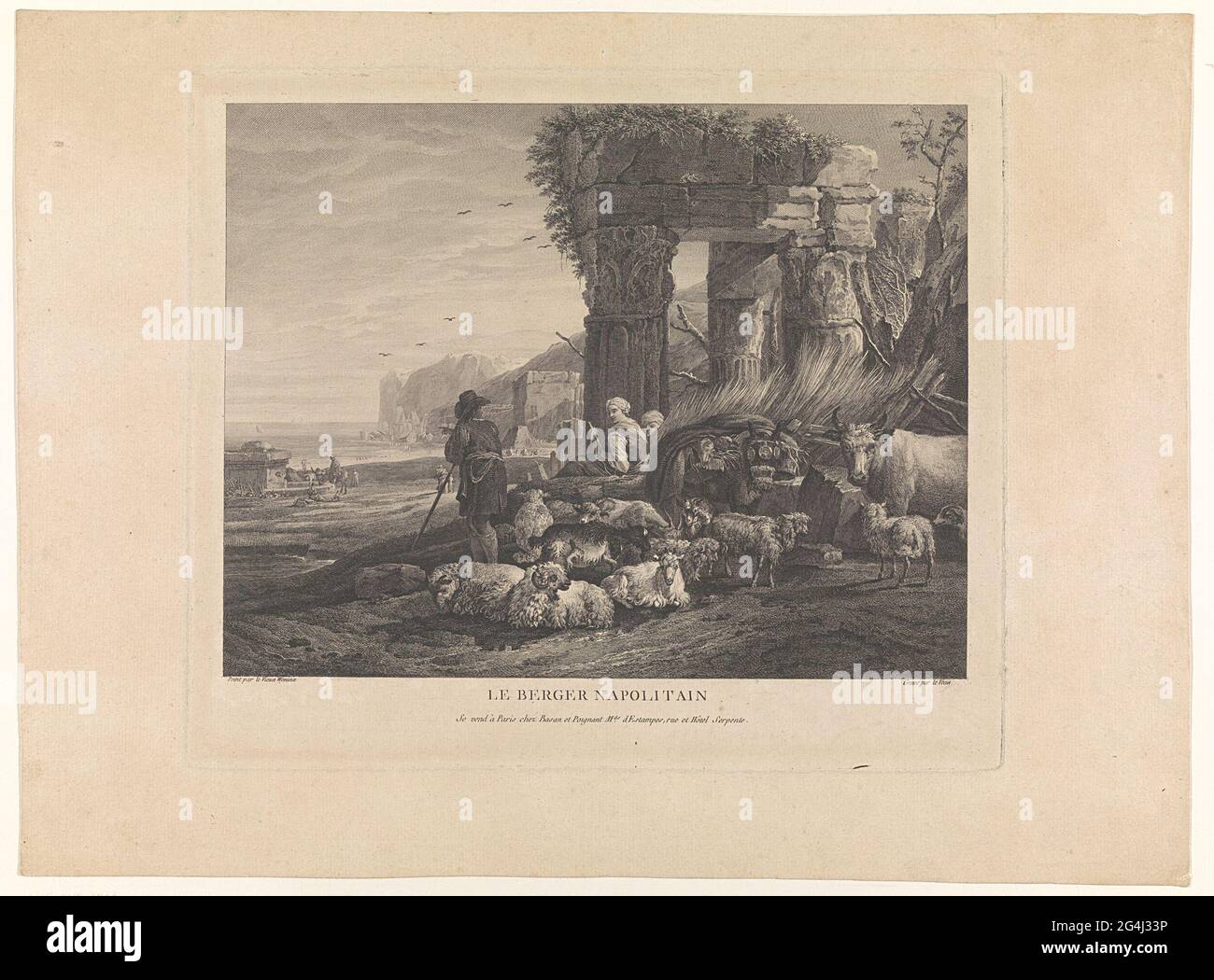 The Neapolitan shepherd Stock Photo - Alamy