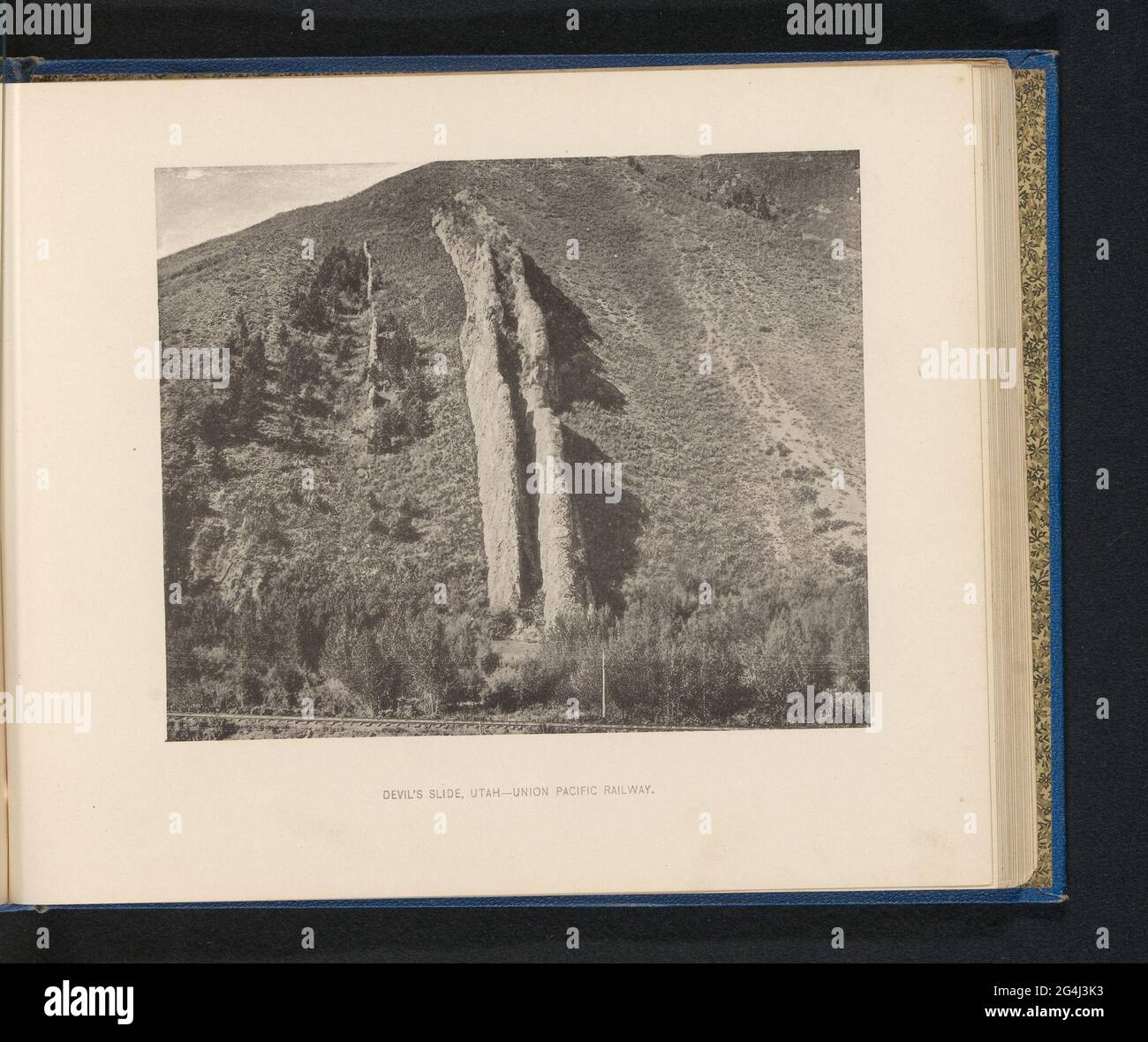 View of the Devil's slide in Utah; Devil's Slide, Utah - Union Pacific ...
