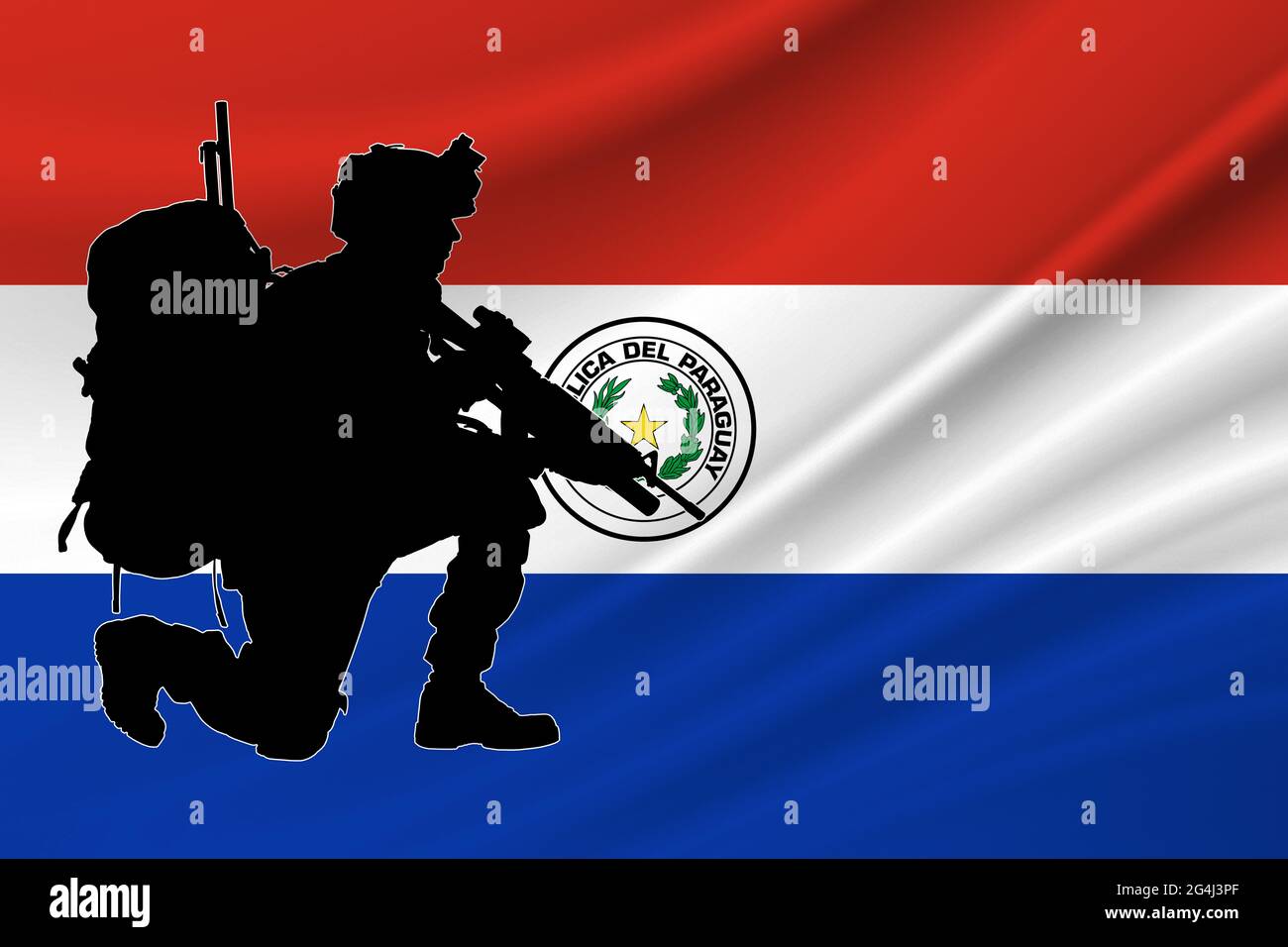 Independence Day Paraguay. Military of Paraguay. Day of Remembrance of ...