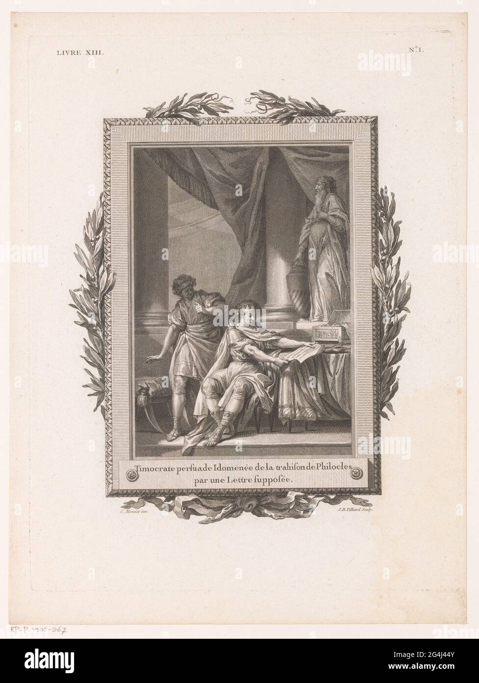 Timocrates convinces idomeneus hi-res stock photography and images - Alamy