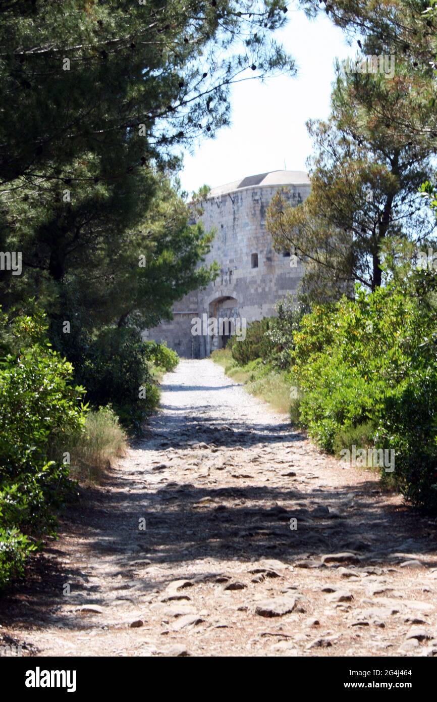 Fort Arza towers, an ancient fortress in Montenegro Stock Photo - Alamy