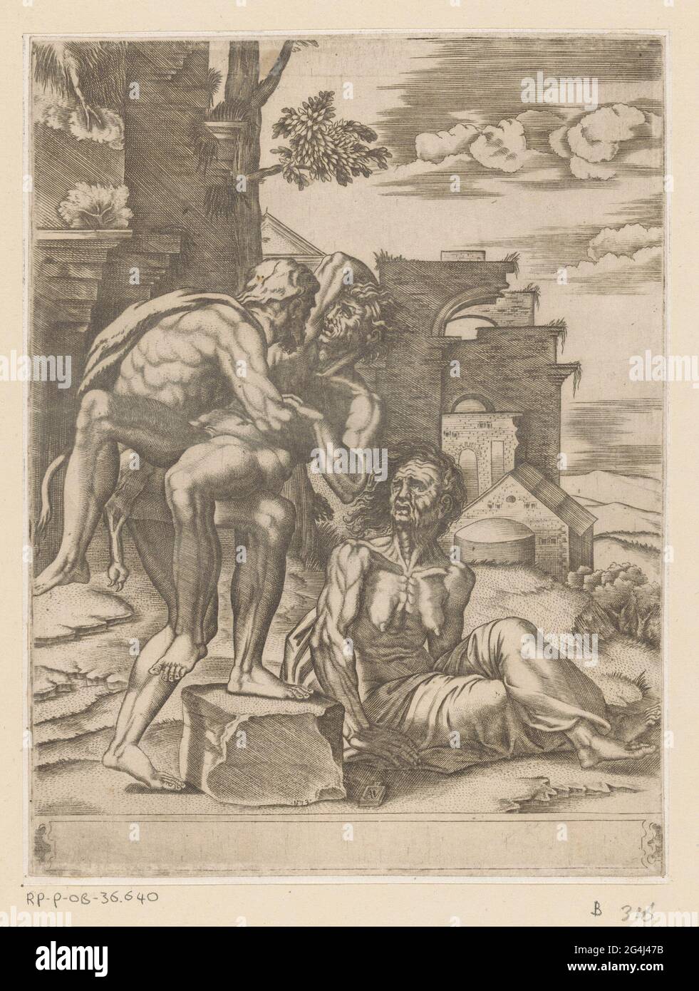 Hercules struggles with antaeus; Life of Hercules. Hercules holds the ...