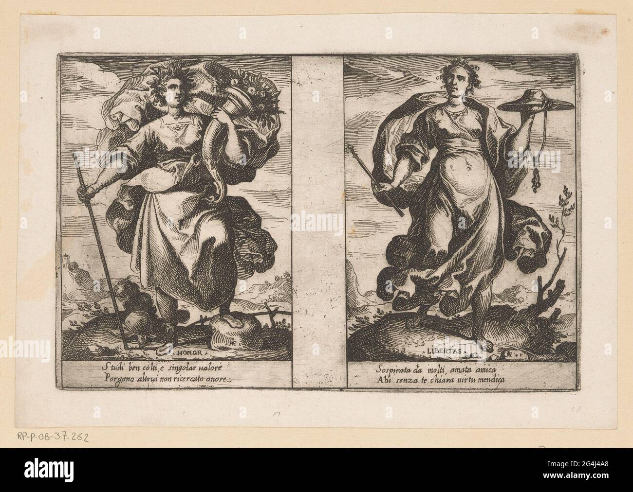 Honor and freedom; Attributes of the soul; Attributi Dell'Anima. Two ...