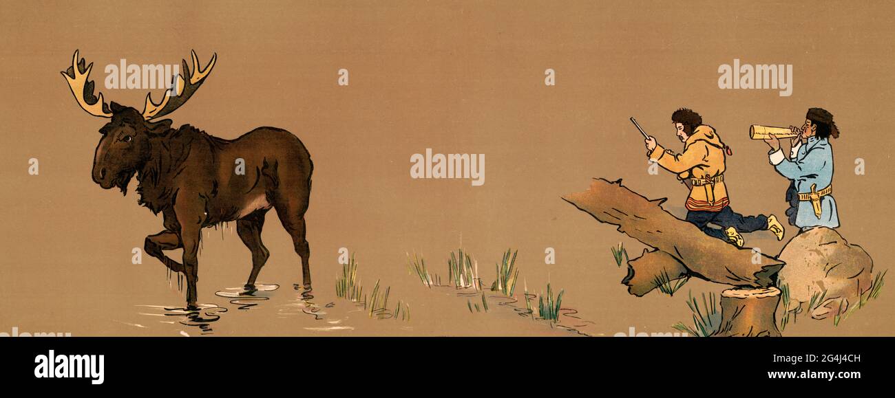 Moose call, circa 1900 Stock Photo - Alamy