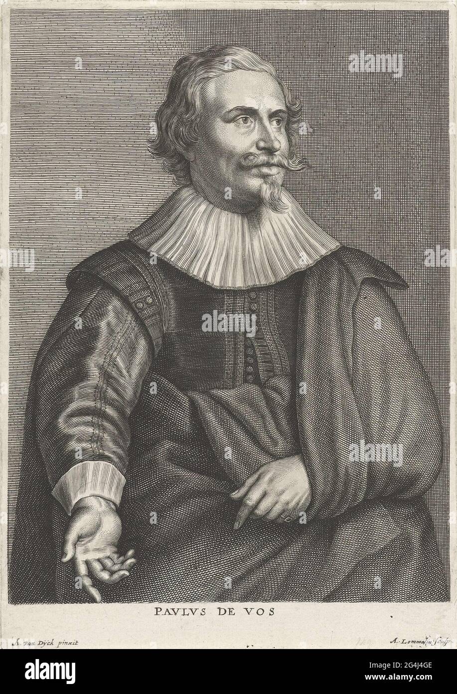 . Portrait of Paul de Vos, Painter in Antwerp Stock Photo - Alamy