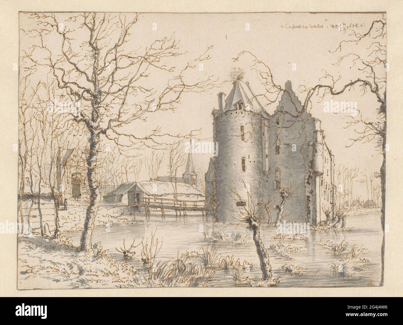 Castle in Veghel Stock Photo - Alamy