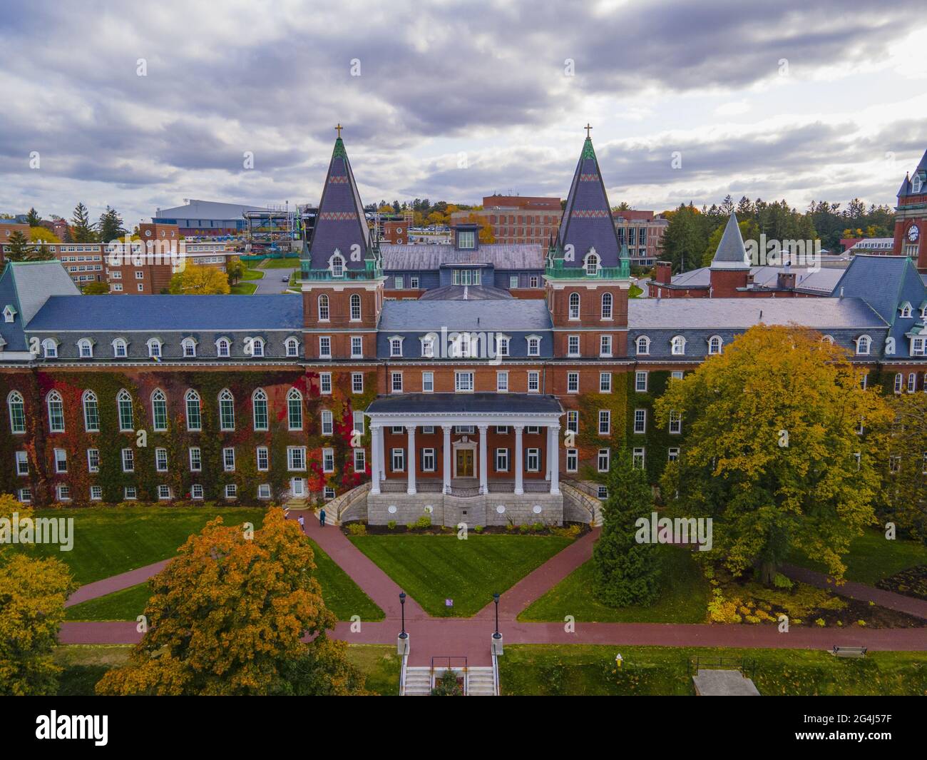 College of the holy cross worcester hi-res stock photography and images ...