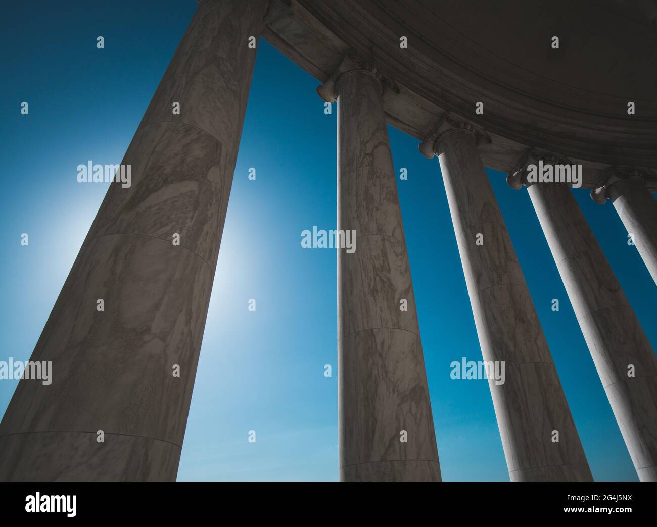 Jefferson Memorial Columns Stock Photo - Alamy