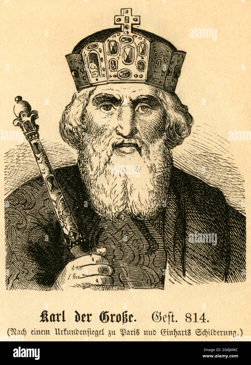 At coronation by pope leo iii hi-res stock photography and images - Alamy