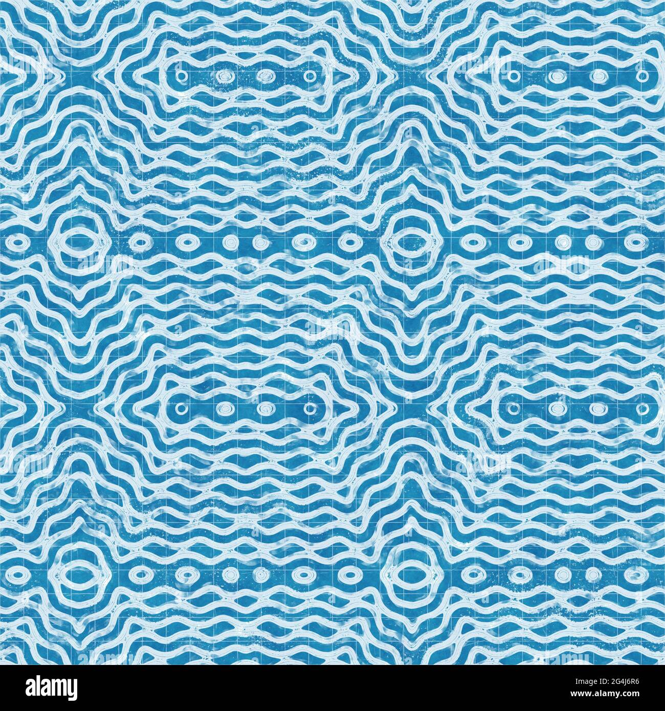 Seamless bright blue blueprint pattern for textile and print Stock ...
