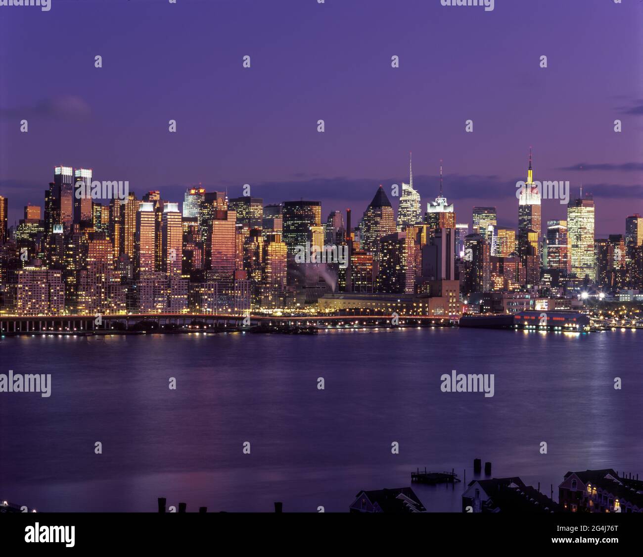 2010 HISTORICAL MIDTOWN SKYLINE HUDSON RIVER MANHATTAN NEW YORK CITY ...