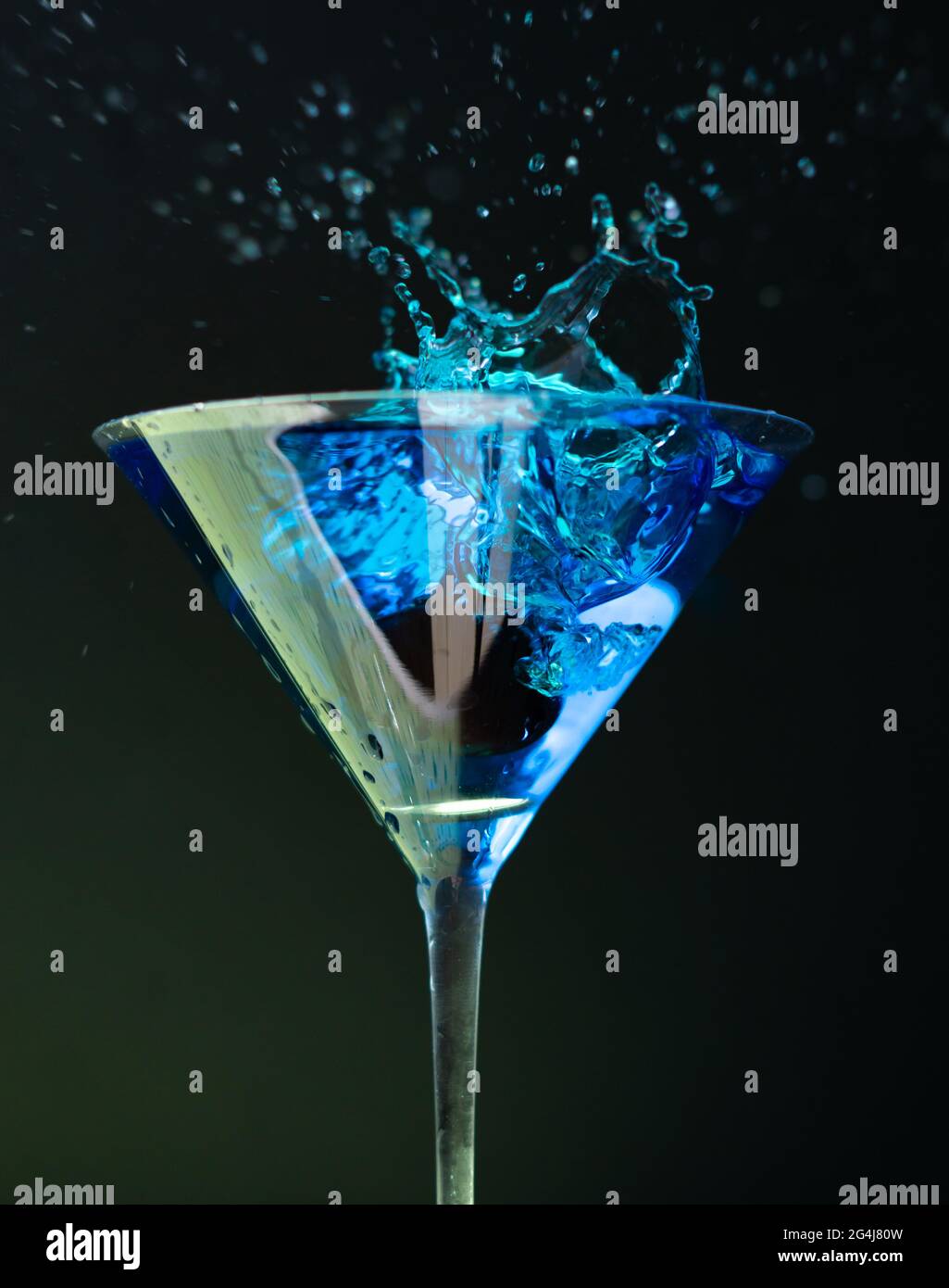 cocktail with different flavors and colors with splash effect Stock ...