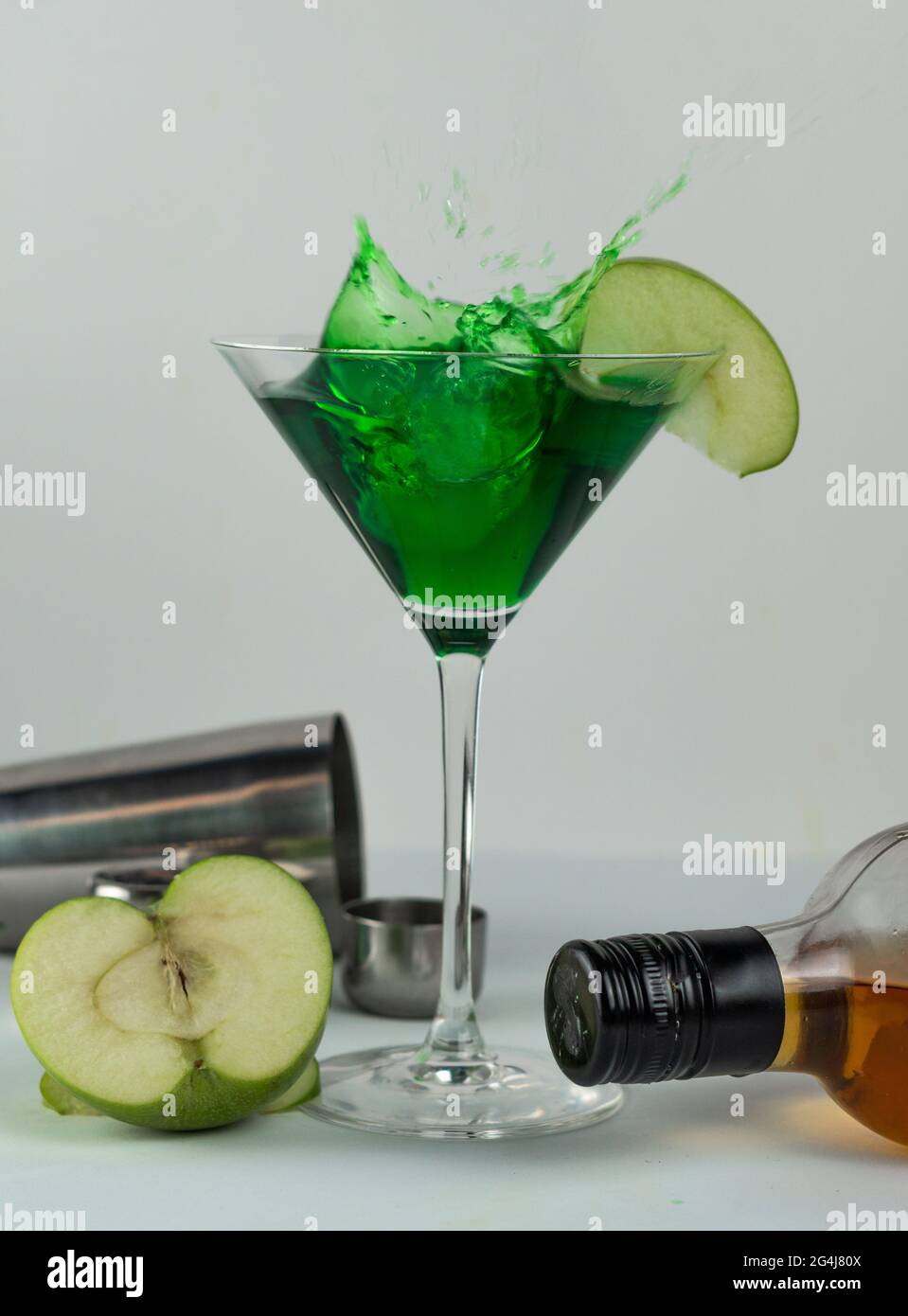 cocktail with different flavors and colors with splash effect Stock ...