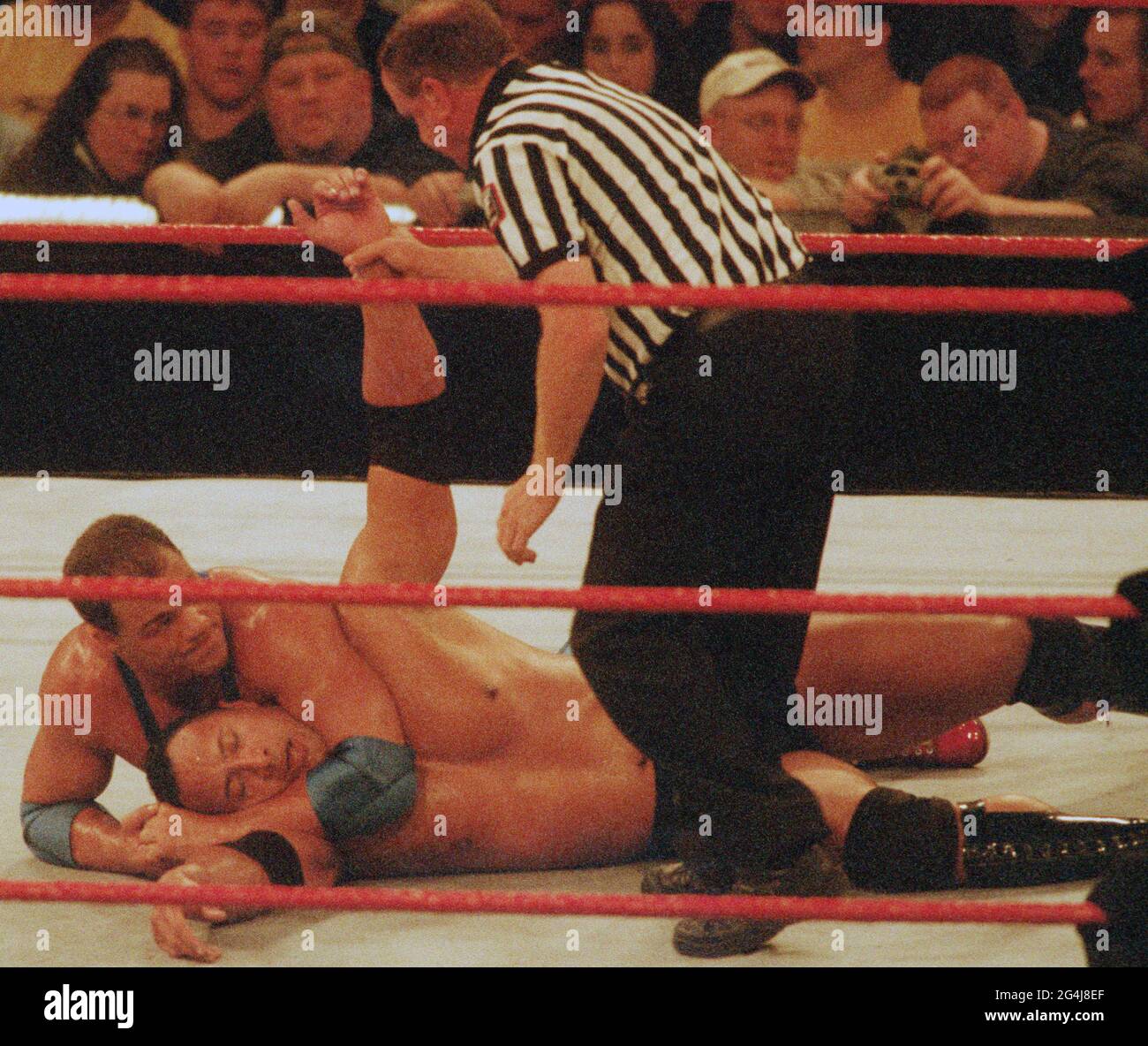 The Rock Kurt Angle 2000 Photo By John Barrett/PHOTOlink Stock Photo ...