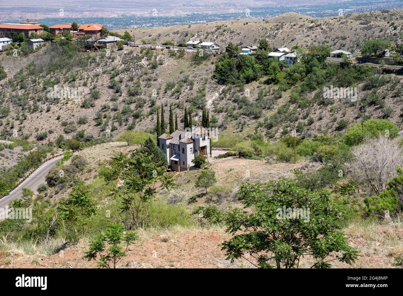 Jerome, Arizona - May 10, 2021: View of the Arizona landscape as seen ...