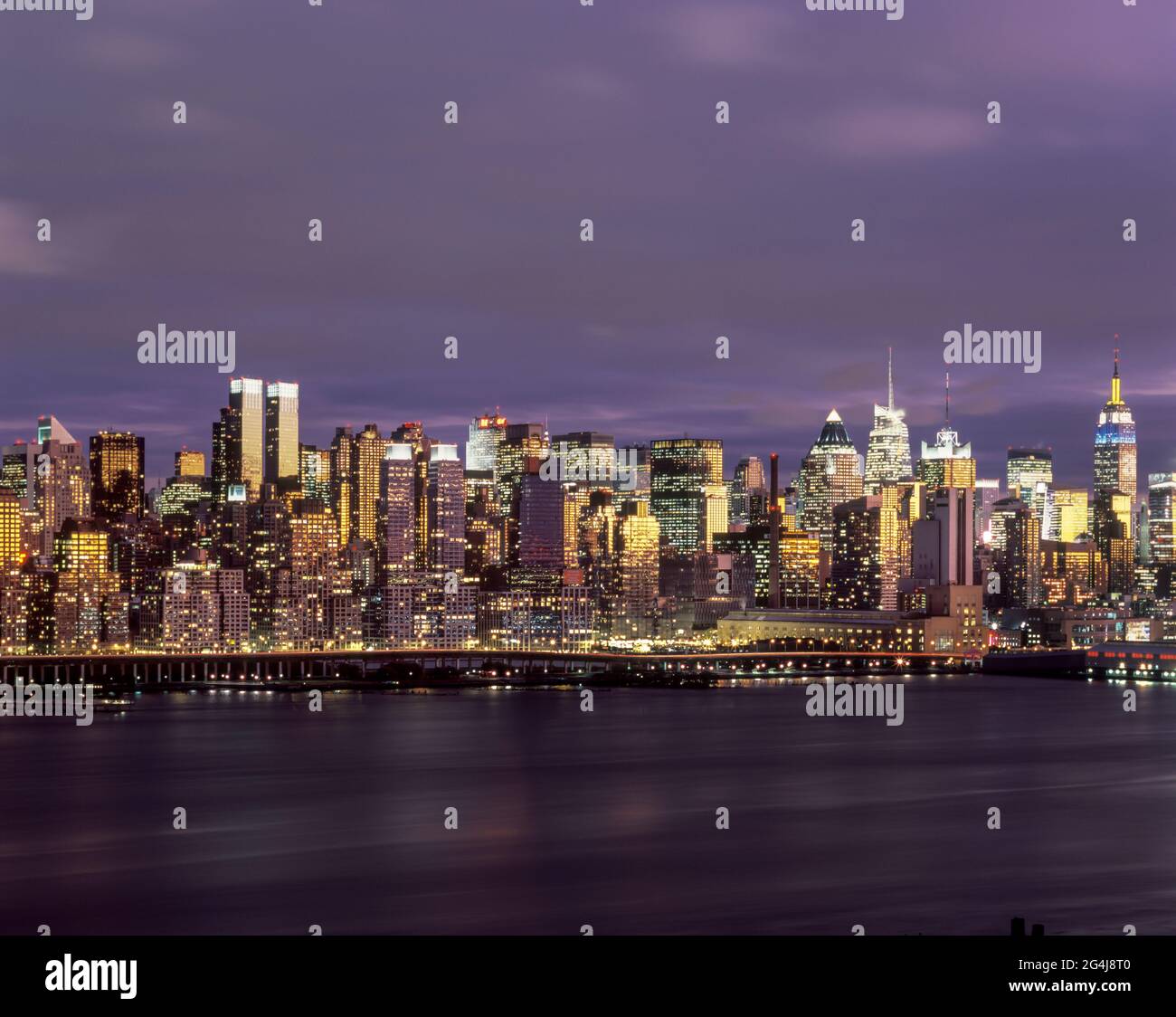 2010 HISTORICAL MIDTOWN SKYLINE HUDSON RIVER MANHATTAN NEW YORK CITY ...