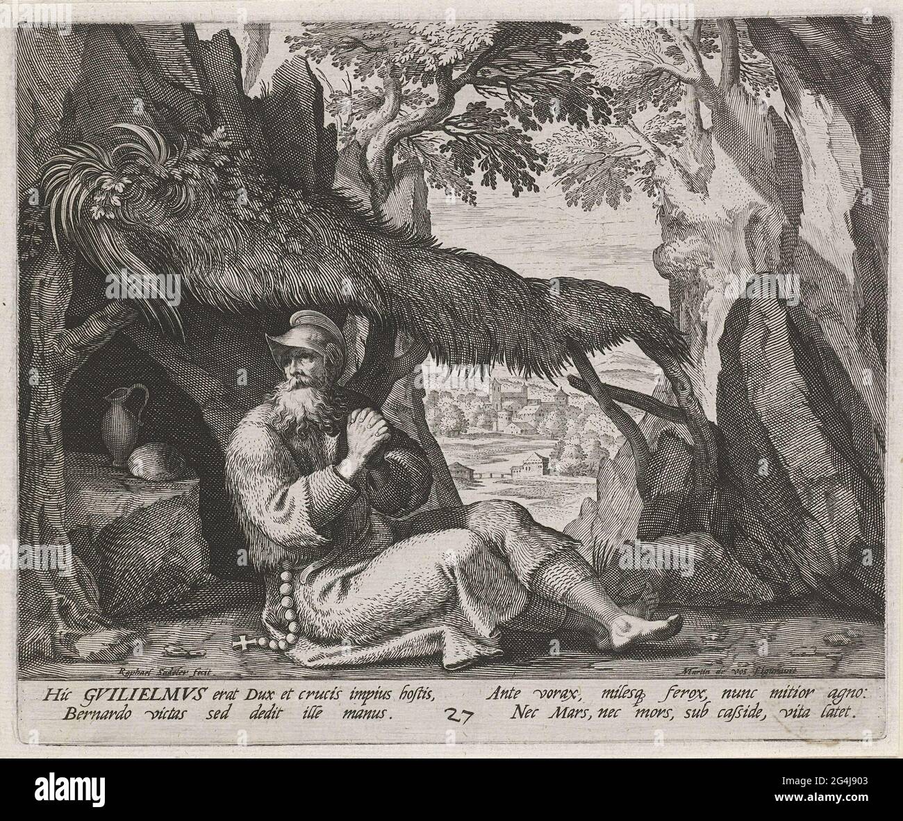 . H. Willem, Duke of Aquitaine, a French duke and hermit from the ...