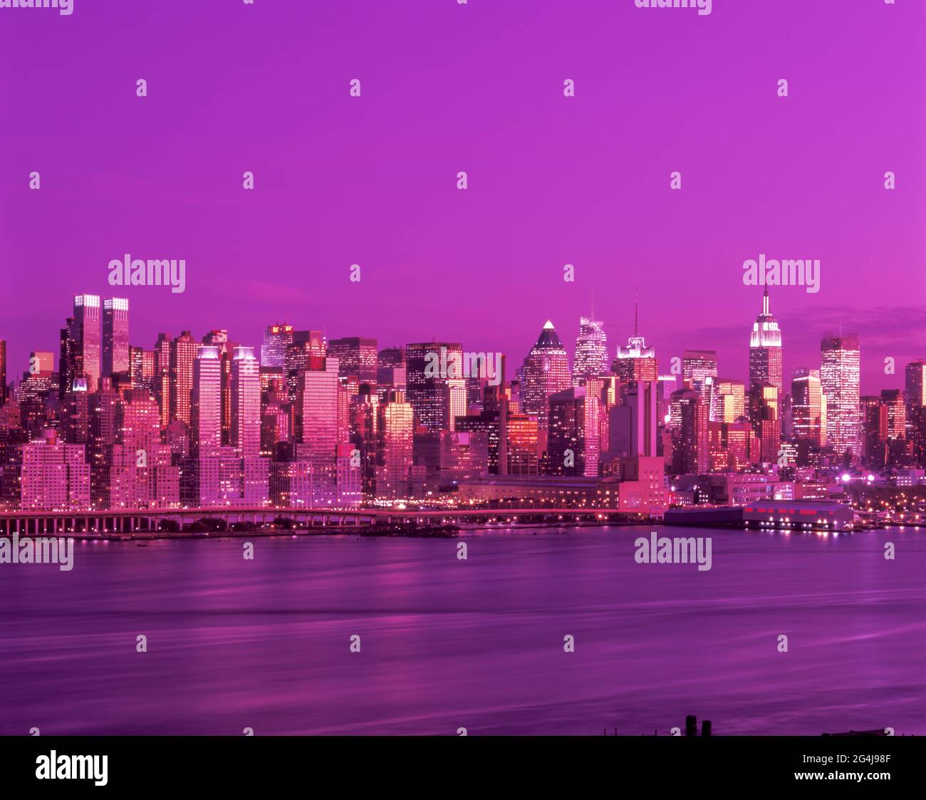 2010 HISTORICAL MIDTOWN SKYLINE HUDSON RIVER MANHATTAN NEW YORK CITY ...