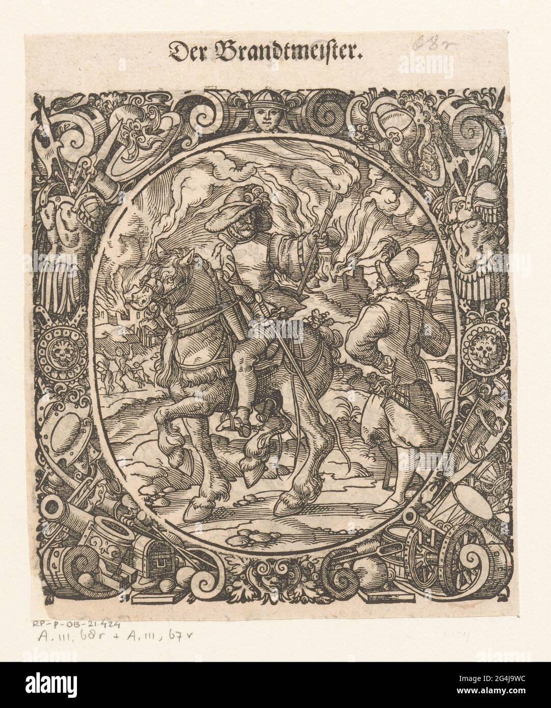 Fire master; Der Brandtmeister Stock Photo - Alamy