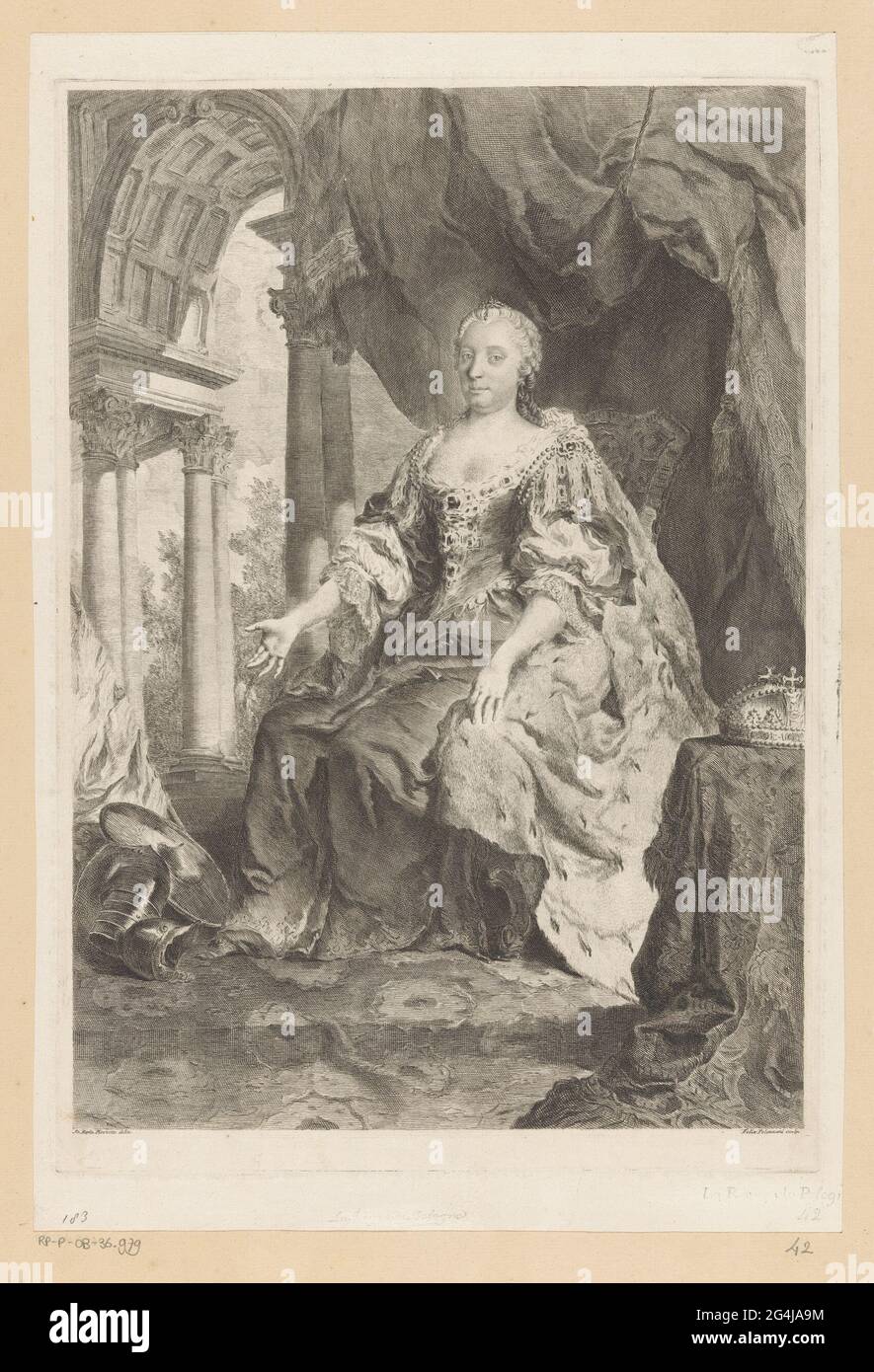 Portrait of Catharina de Grote, Tsarina of Russia Stock Photo - Alamy
