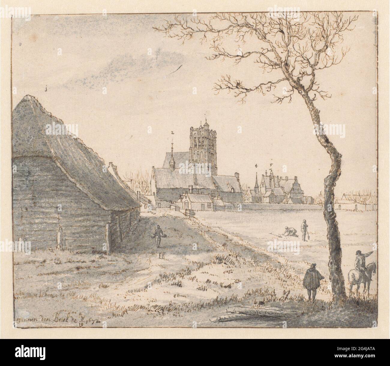 Brielle town square hi-res stock photography and images - Alamy