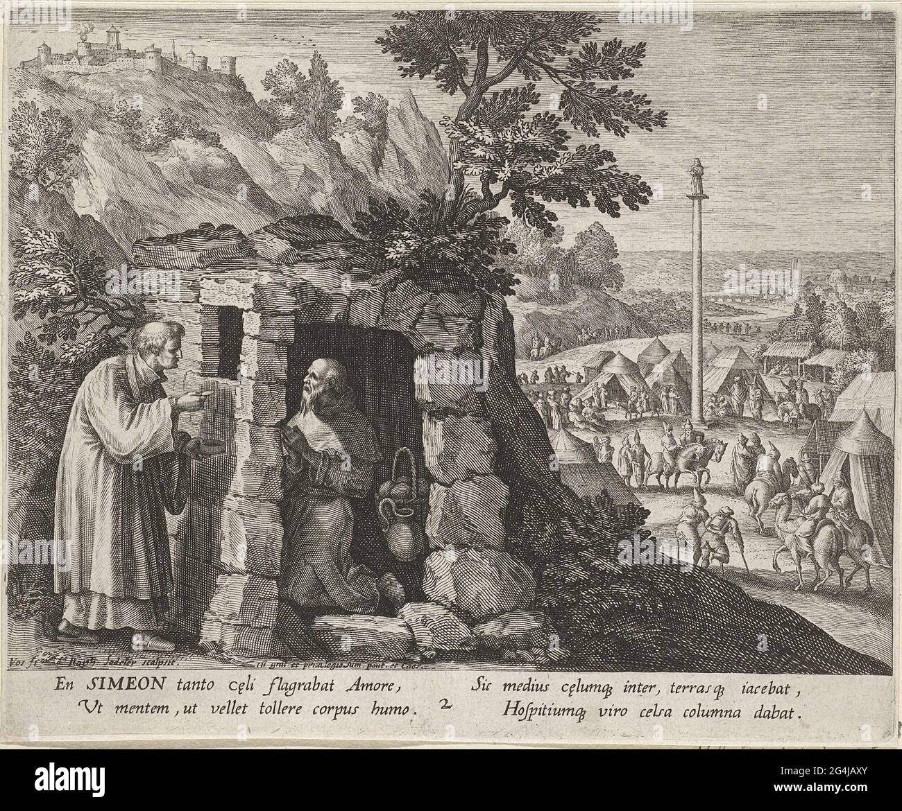 . The H. Simeon stylites, a hermit from the fifth century AD. He is ...