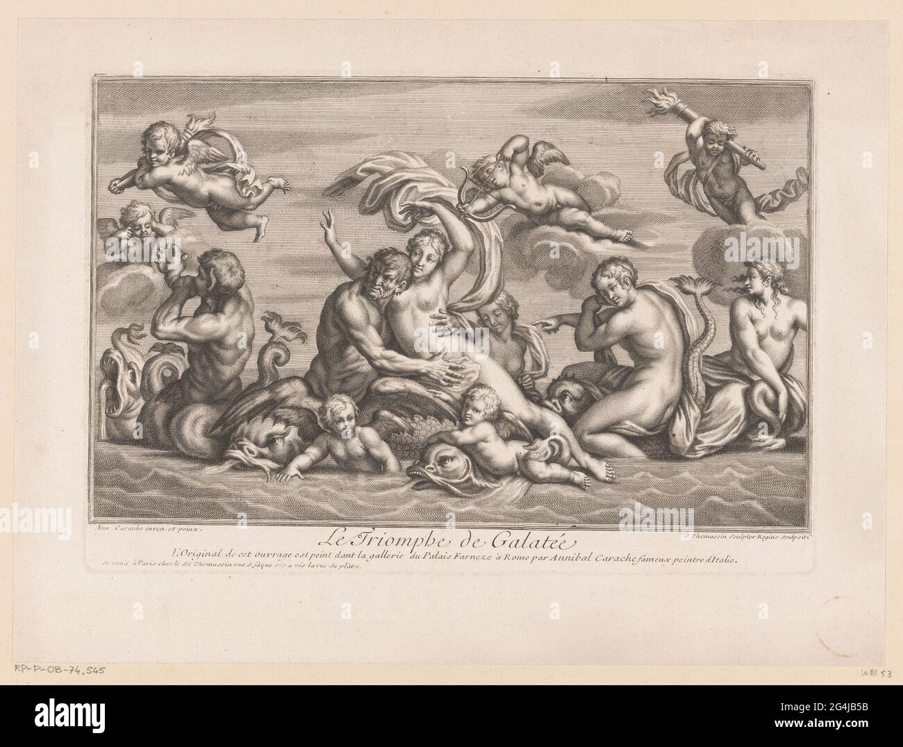 Triumph of Galatea Stock Photo - Alamy