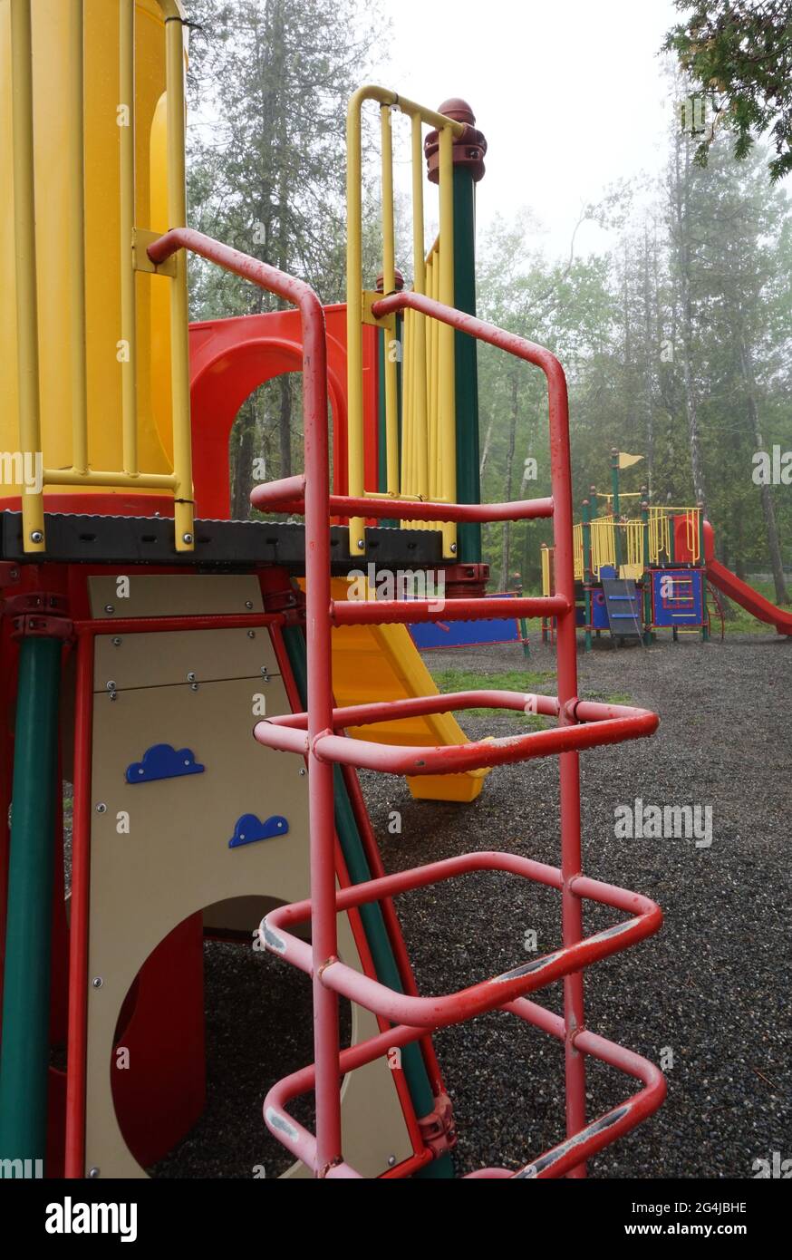 Playground structures hi-res stock photography and images - Alamy